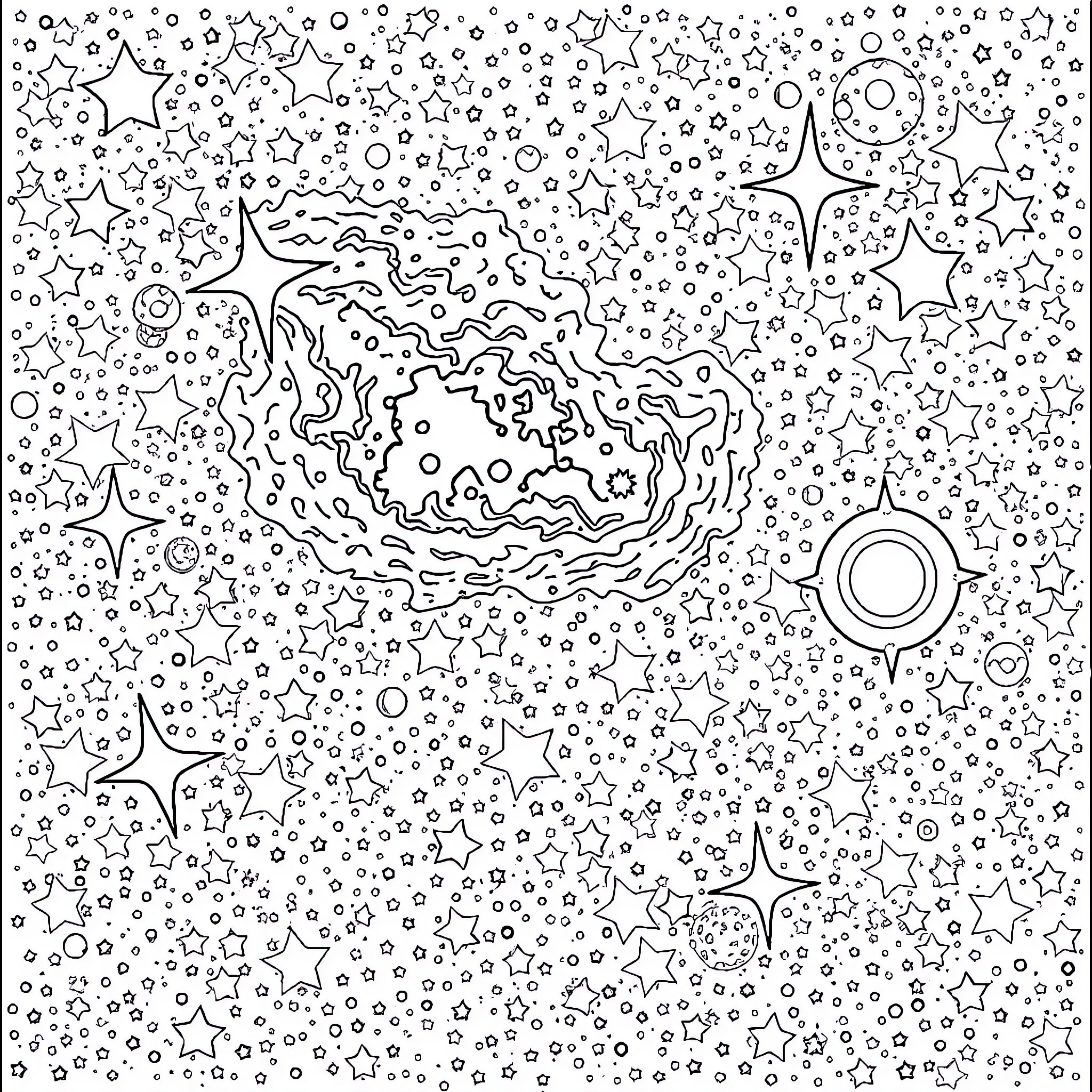 Best Space Coloring Pages (Free Printable PDF)