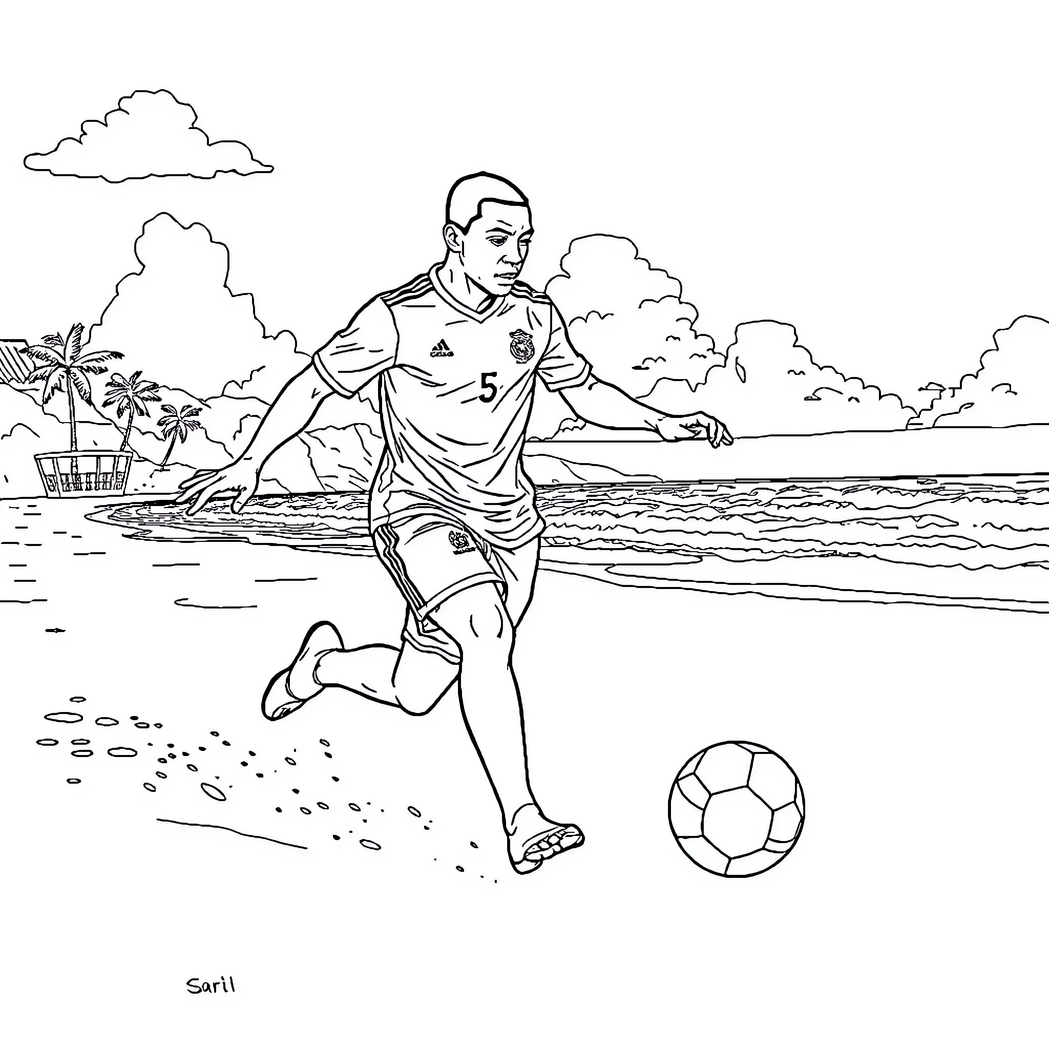 Best Mbappe Coloring Pages (Free Printable PDF)