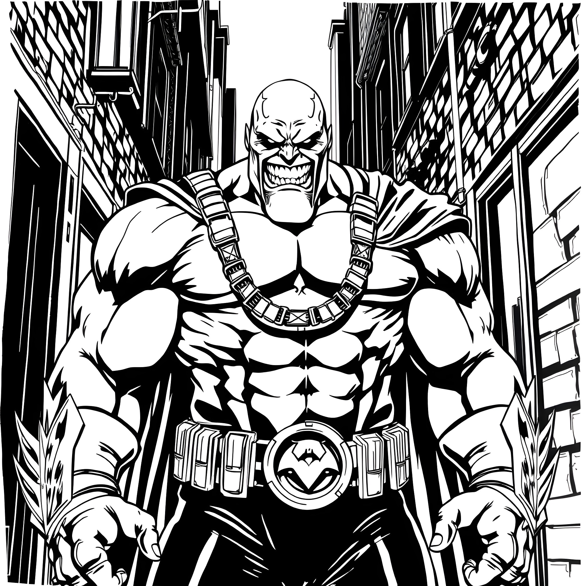 107 Best Bane Coloring Pages (Free Printable PDFs)