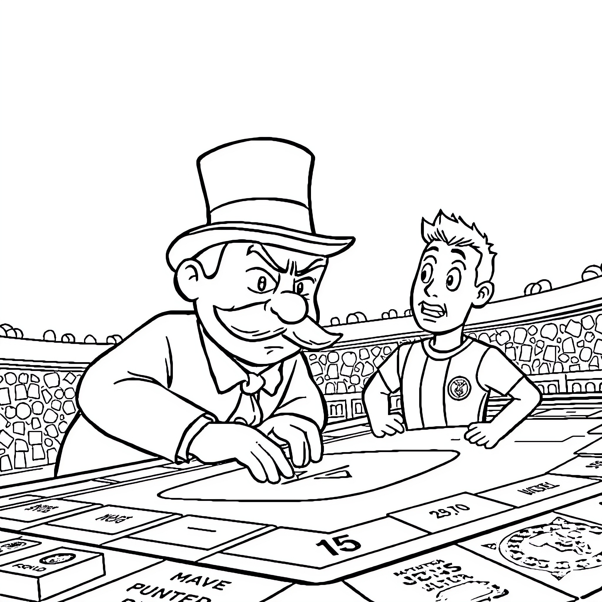 Best Monopoly Man Coloring Pages (Free Printable PDF)