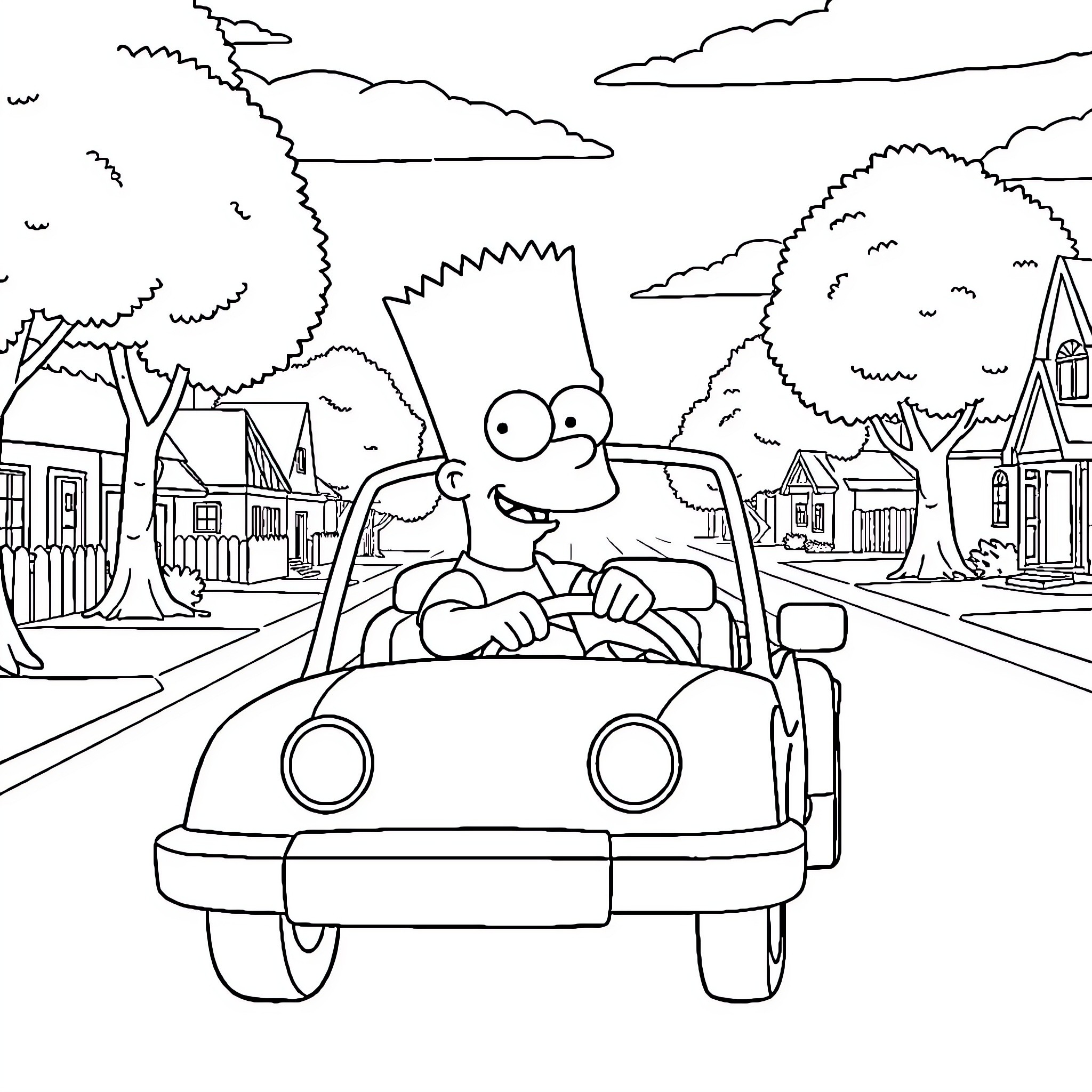 116 Best Bart Simpson Coloring Pages (Free Printable PDFs)