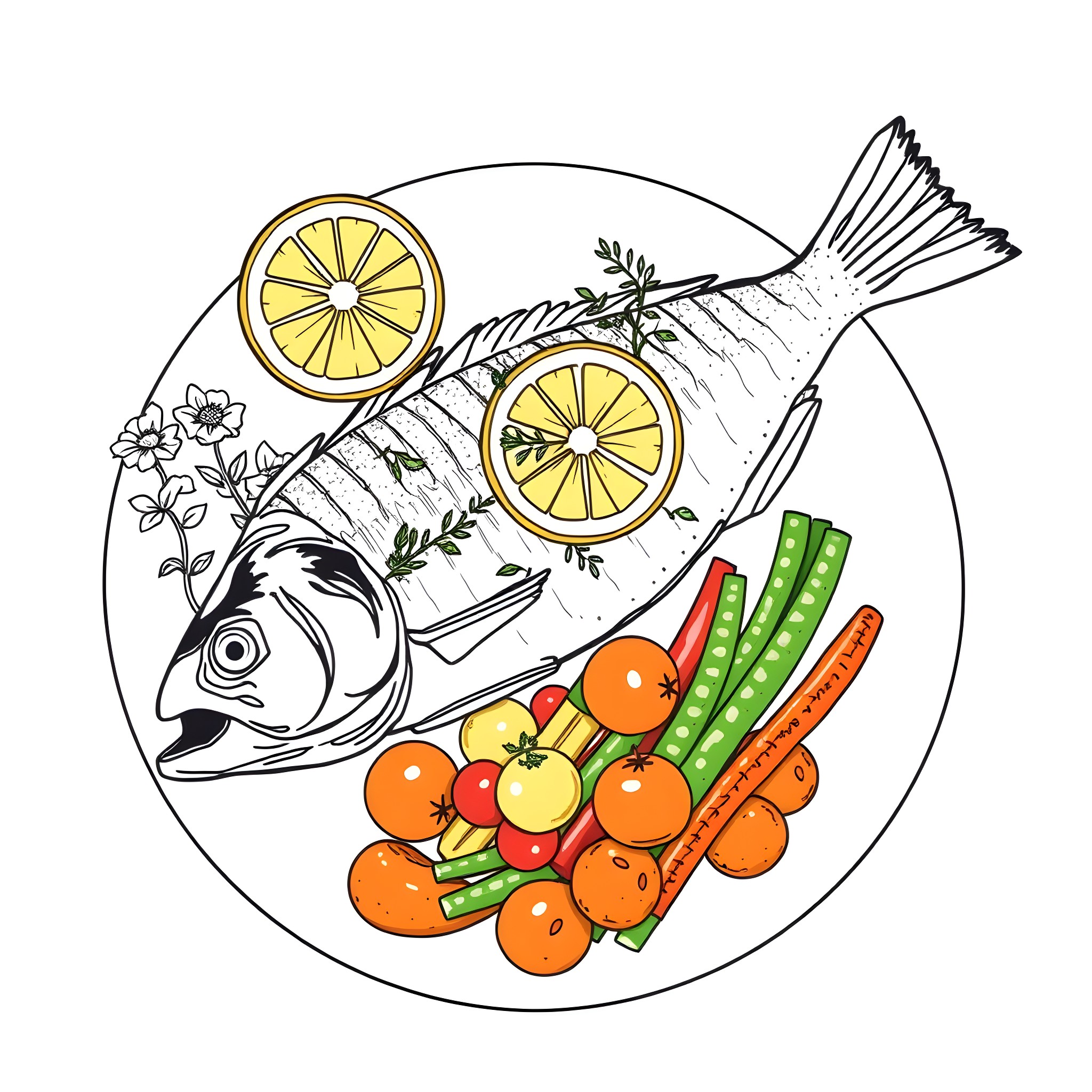 133 Best Fish Coloring Pages (Free Printable PDFs)