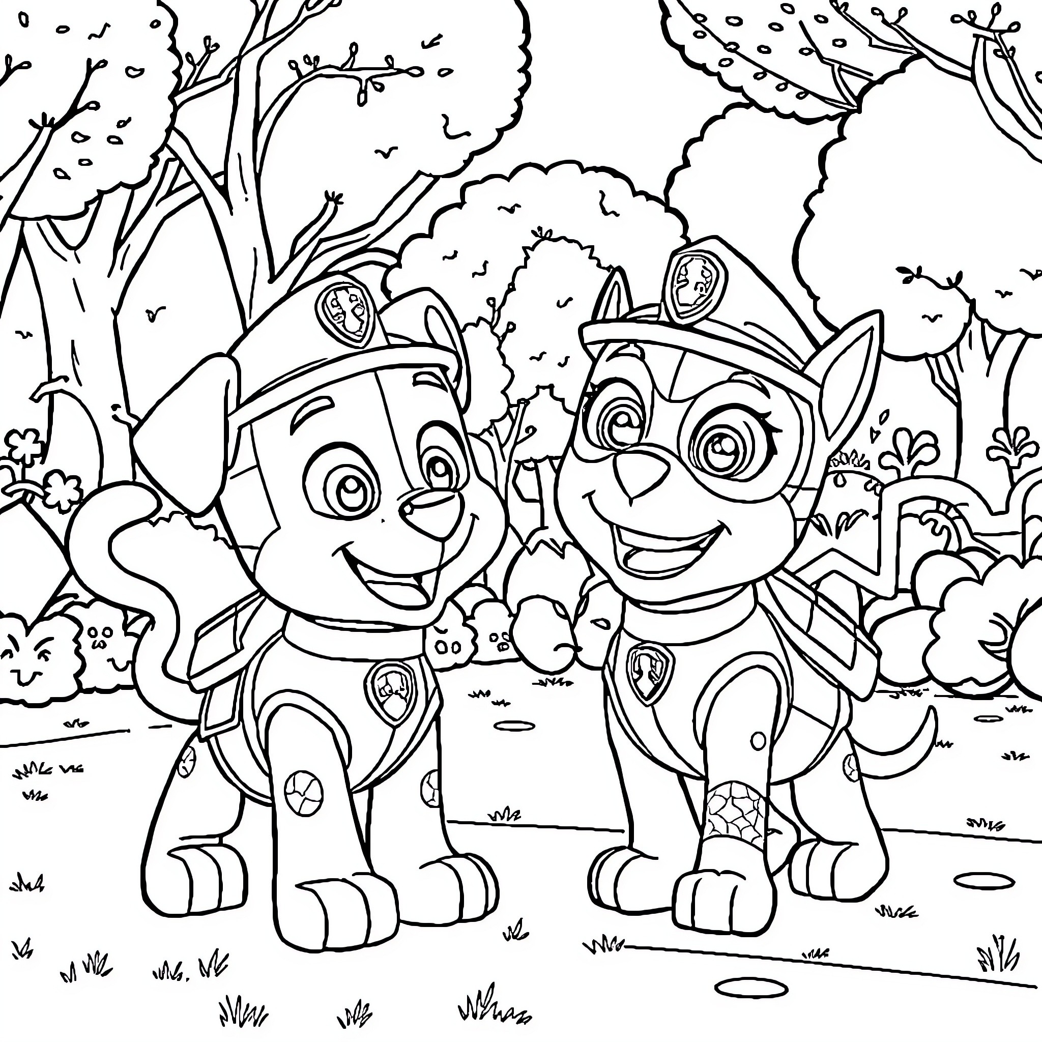 Best Rubble Coloring Pages (Free Printable PDF)