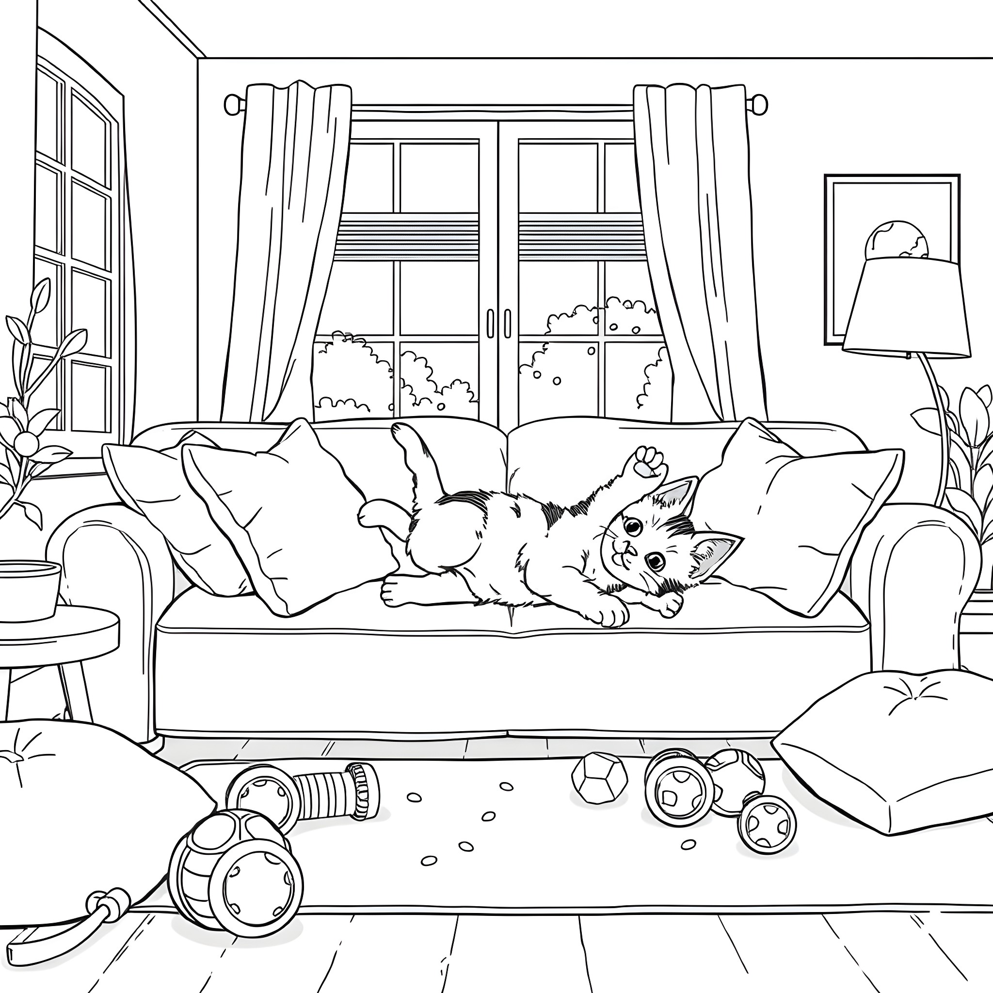 103 Best Cat Coloring Pages (Free Printable PDFs)