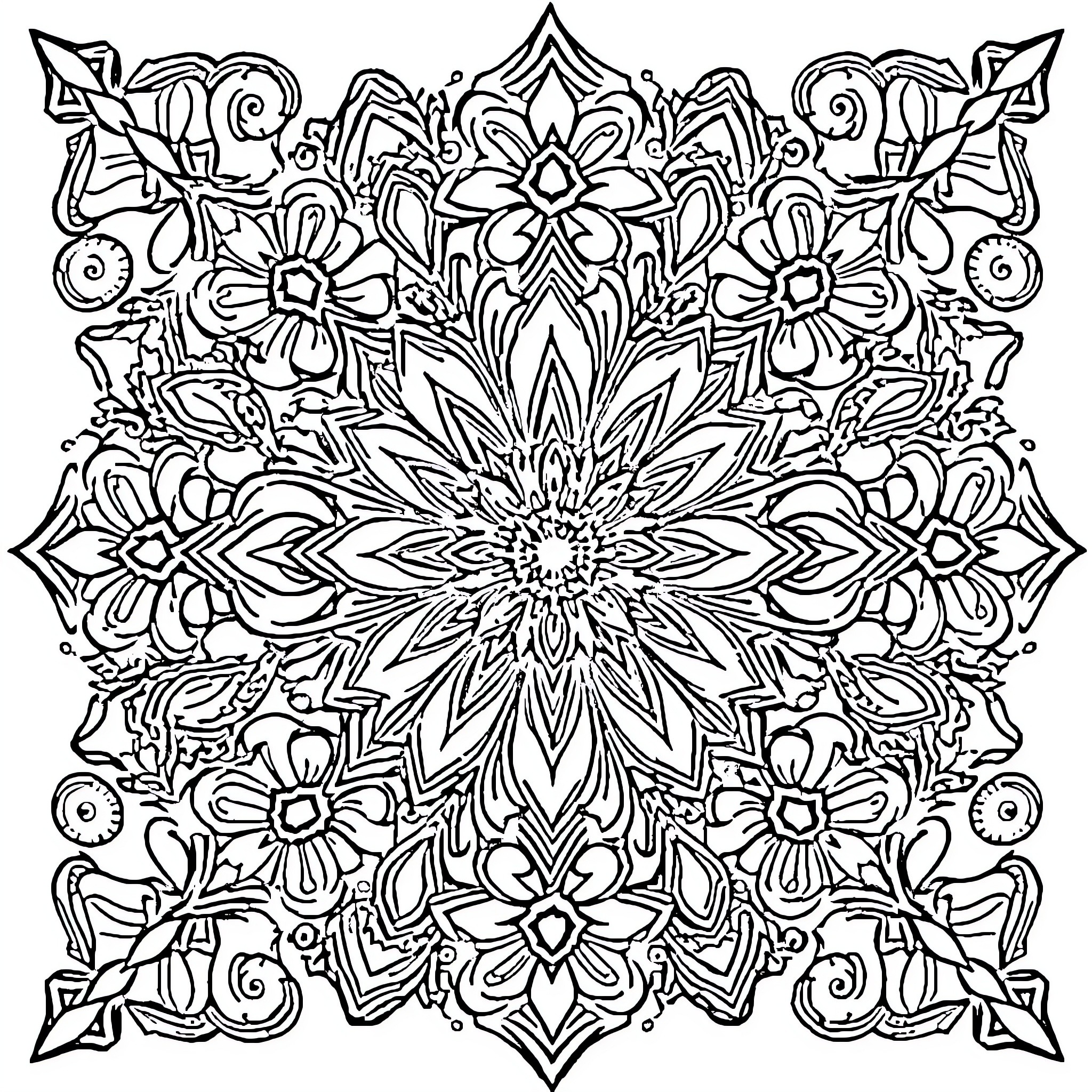 Best Monochrome Coloring Pages (Free Printable PDF)