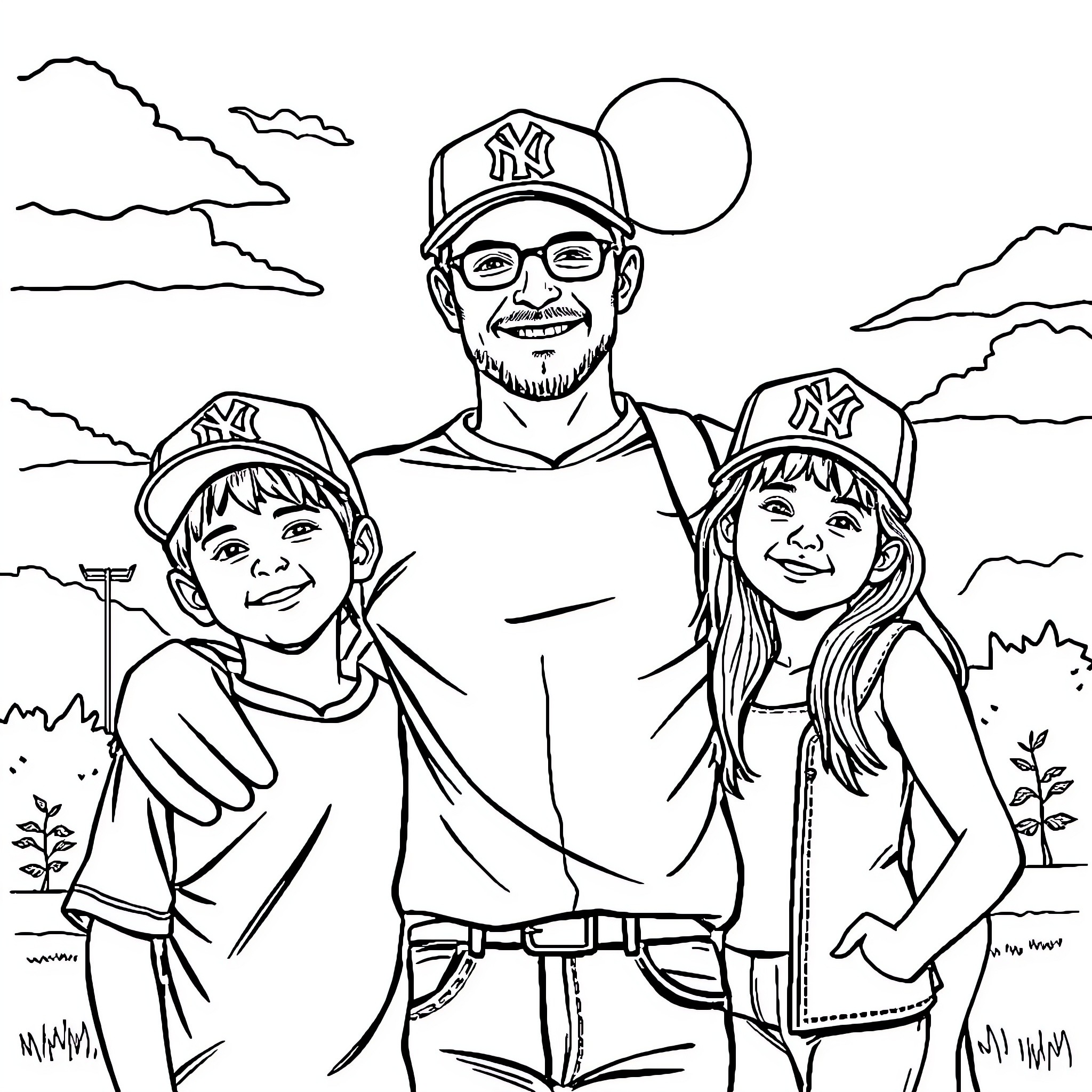 254 Best Family Coloring Pages (Free Printable PDFs)