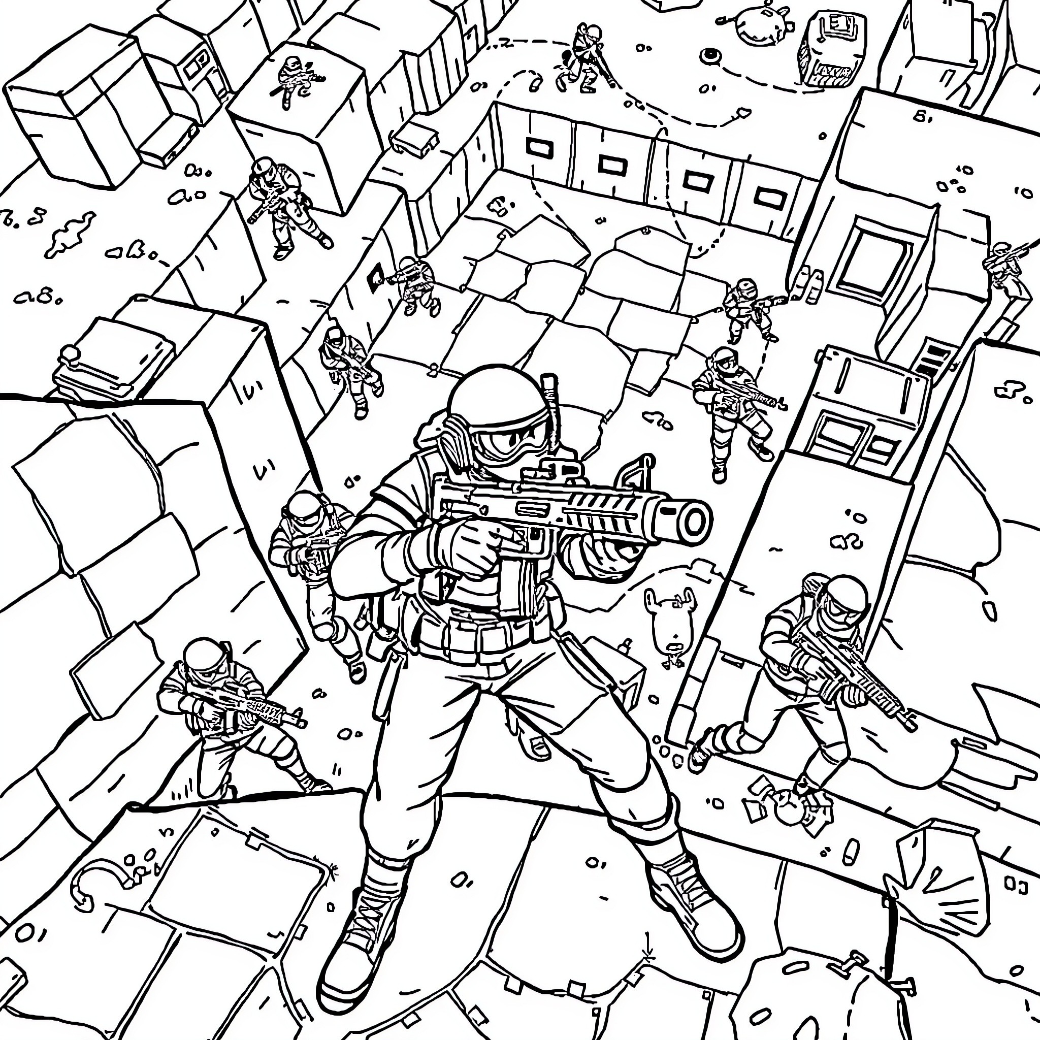 Best Counter Strike Coloring Pages (Free Printable PDF)