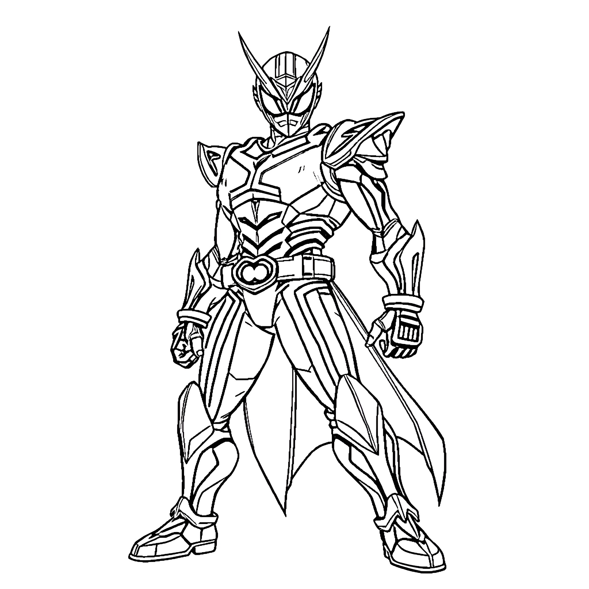 Best Kamen Rider Coloring Pages (Free Printable PDF)