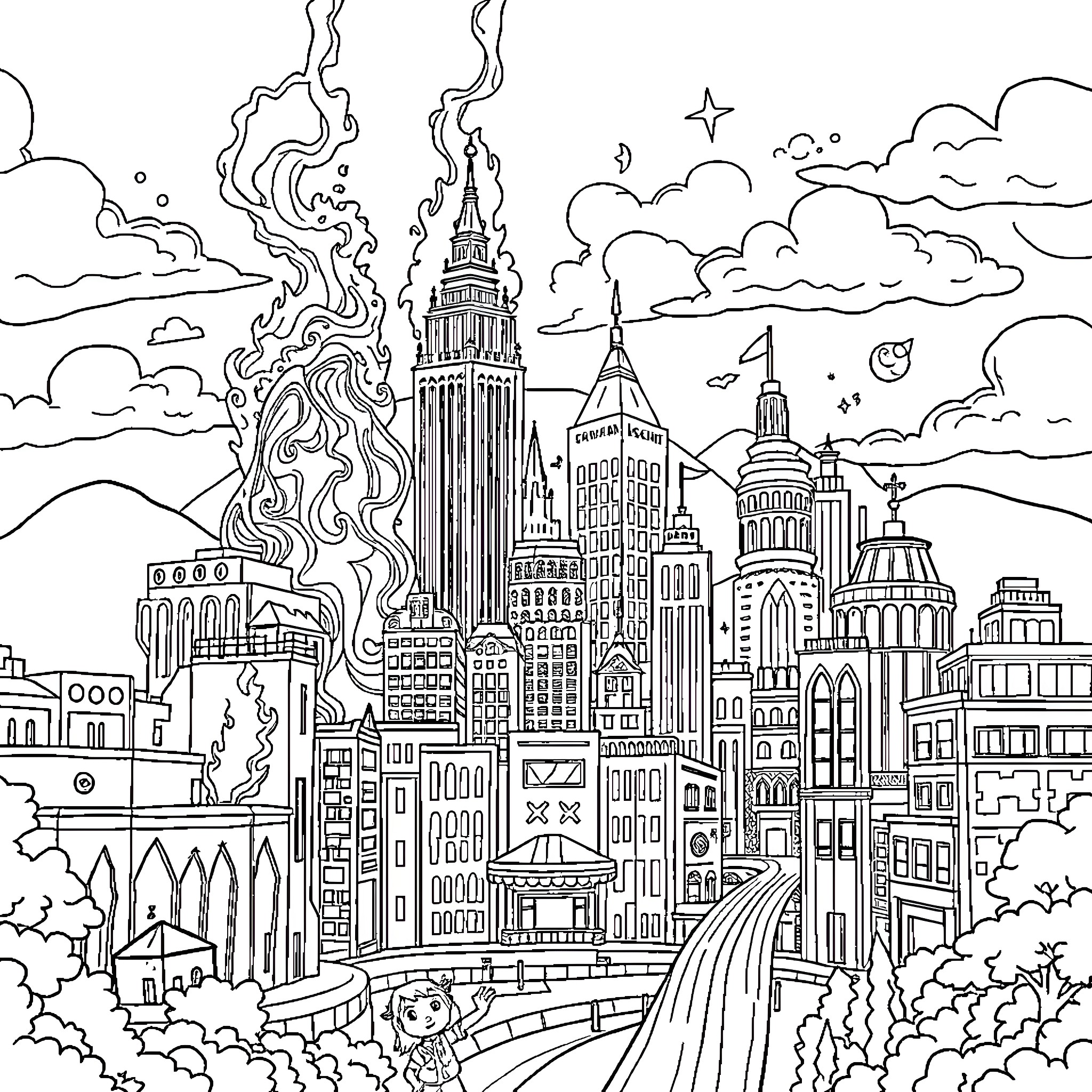 1 Best Elemental Coloring Pages (Free Printable PDFs)