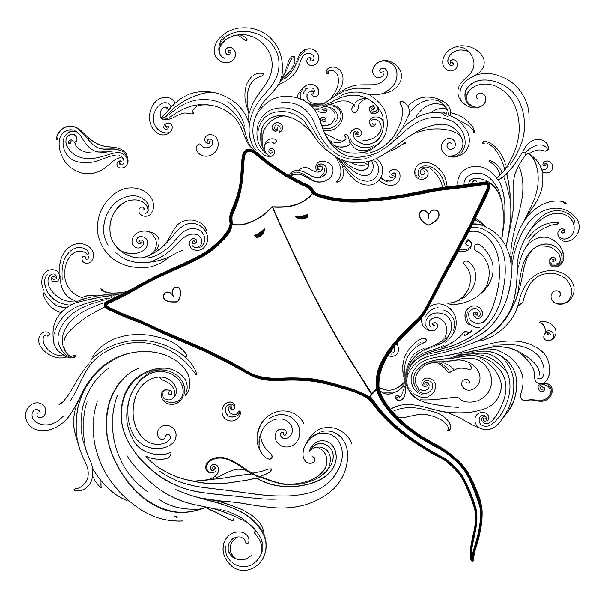 Best Manta Ray Coloring Pages (Free Printable PDF)