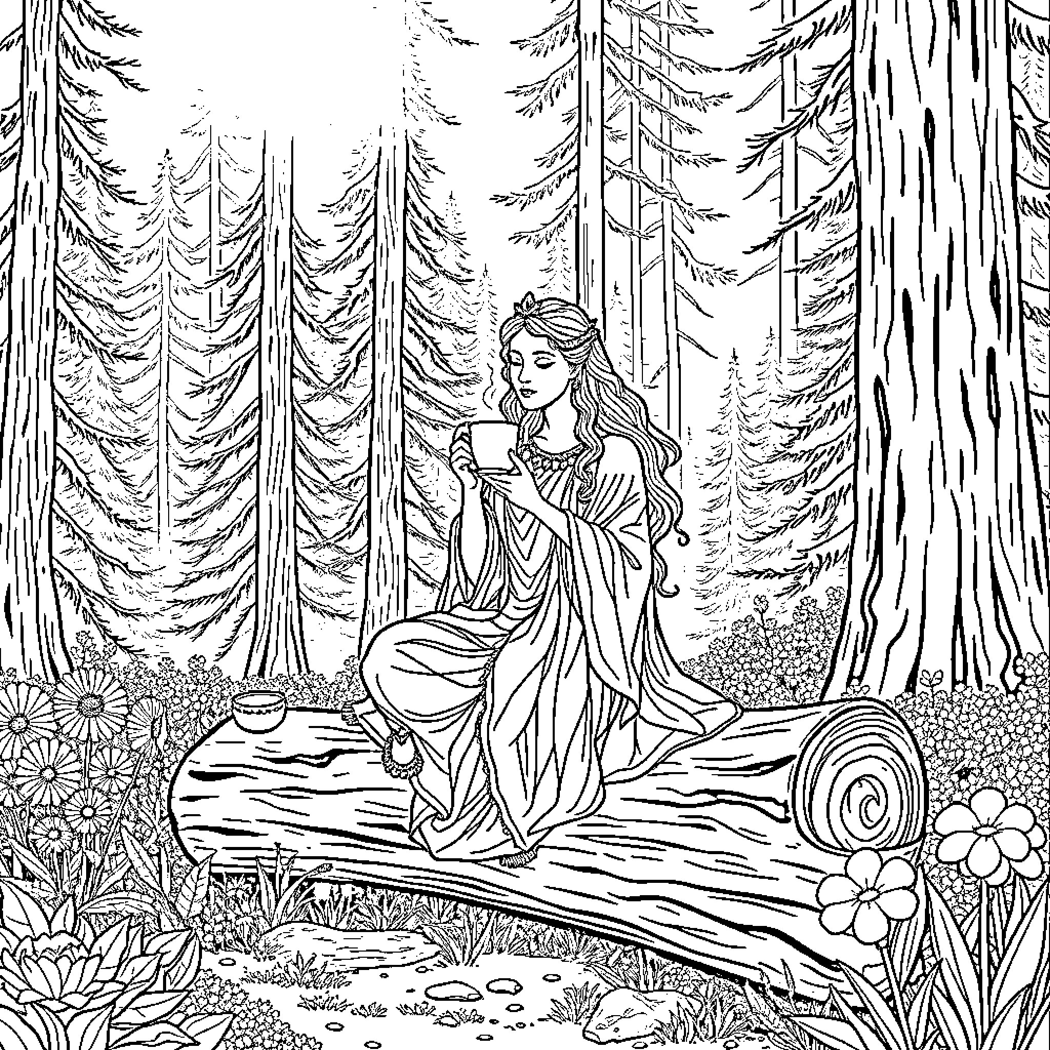 Best Goddess Coloring Pages (Free Printable PDF)