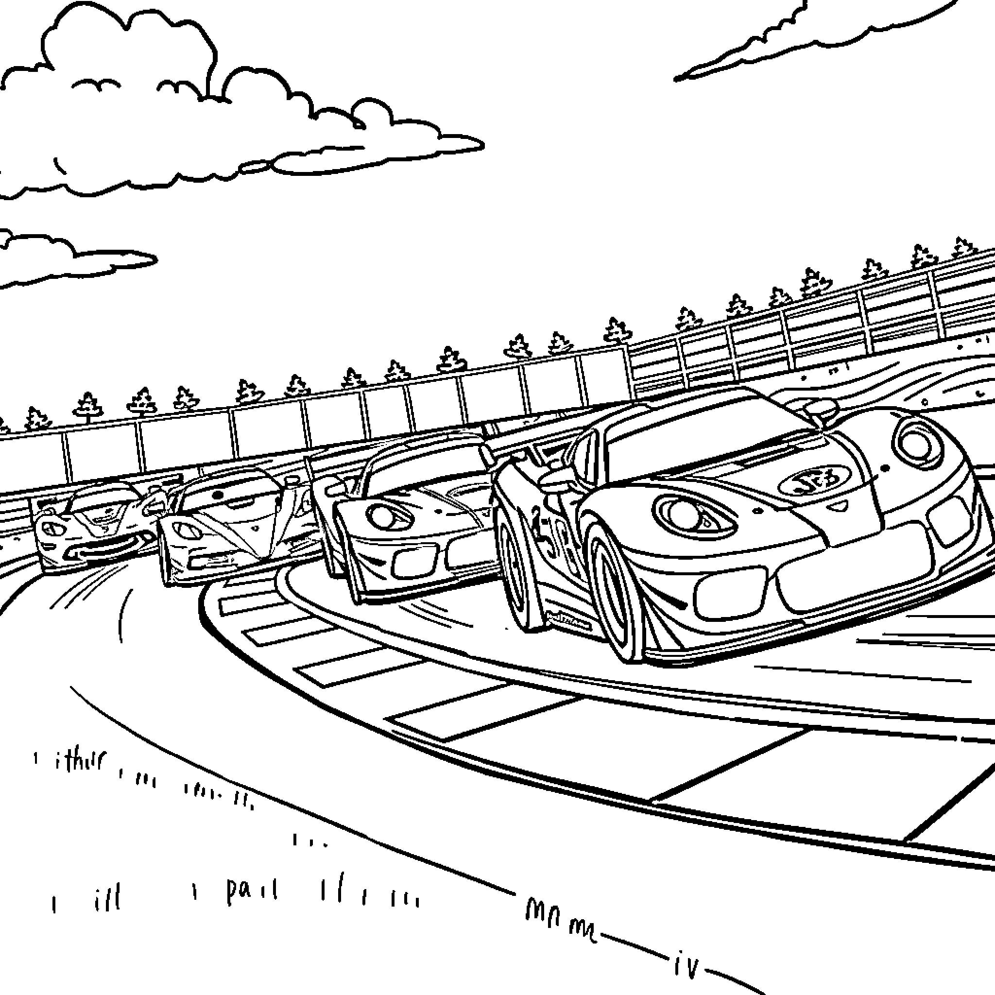Best Race Car Coloring Pages (Free Printable PDF)