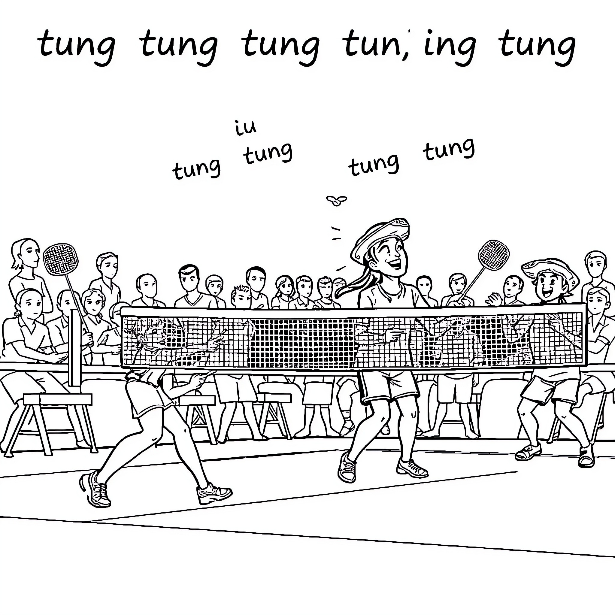 Best Badminton Coloring Pages (Free Printable PDF)