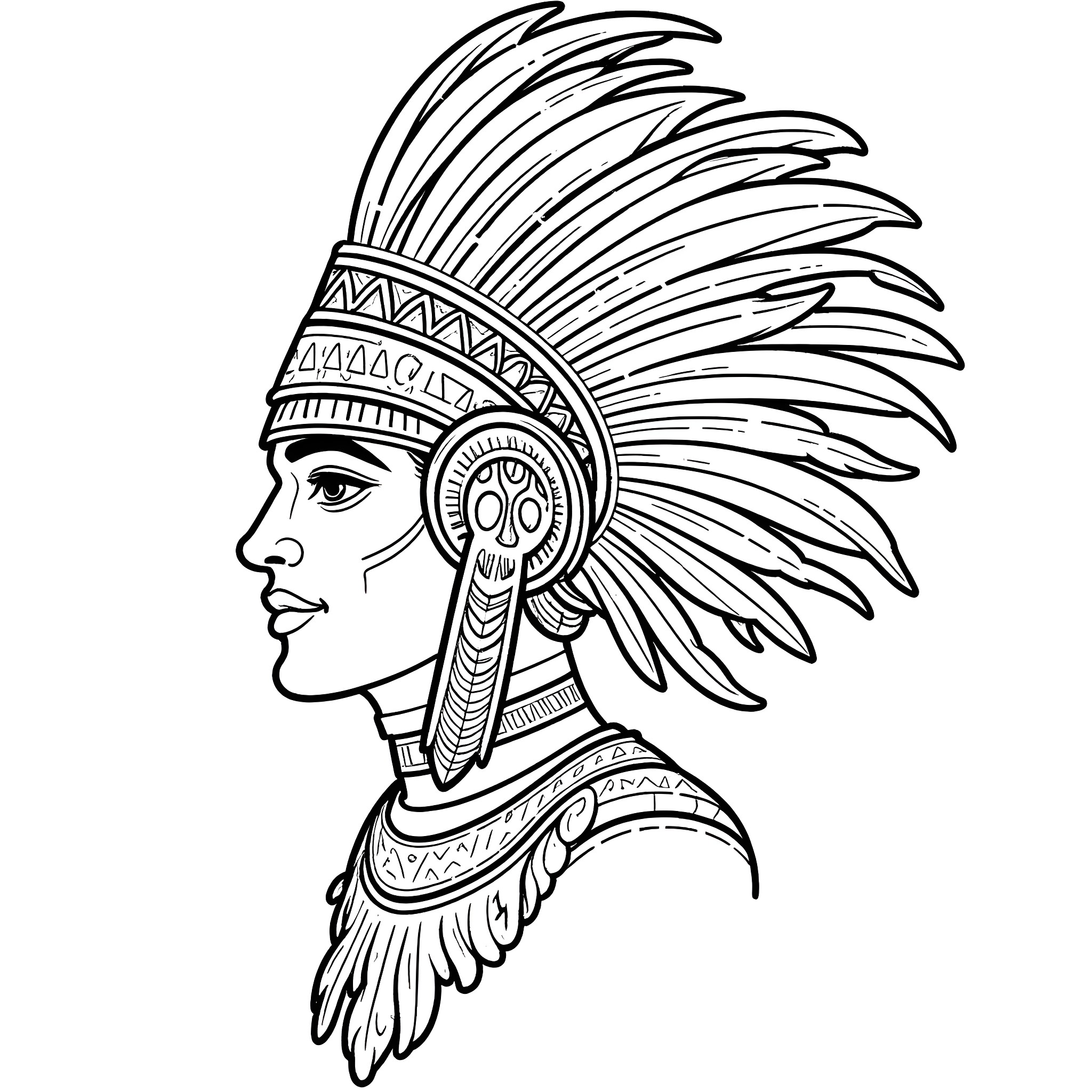 Best Aztec Coloring Pages (Free Printable PDF)