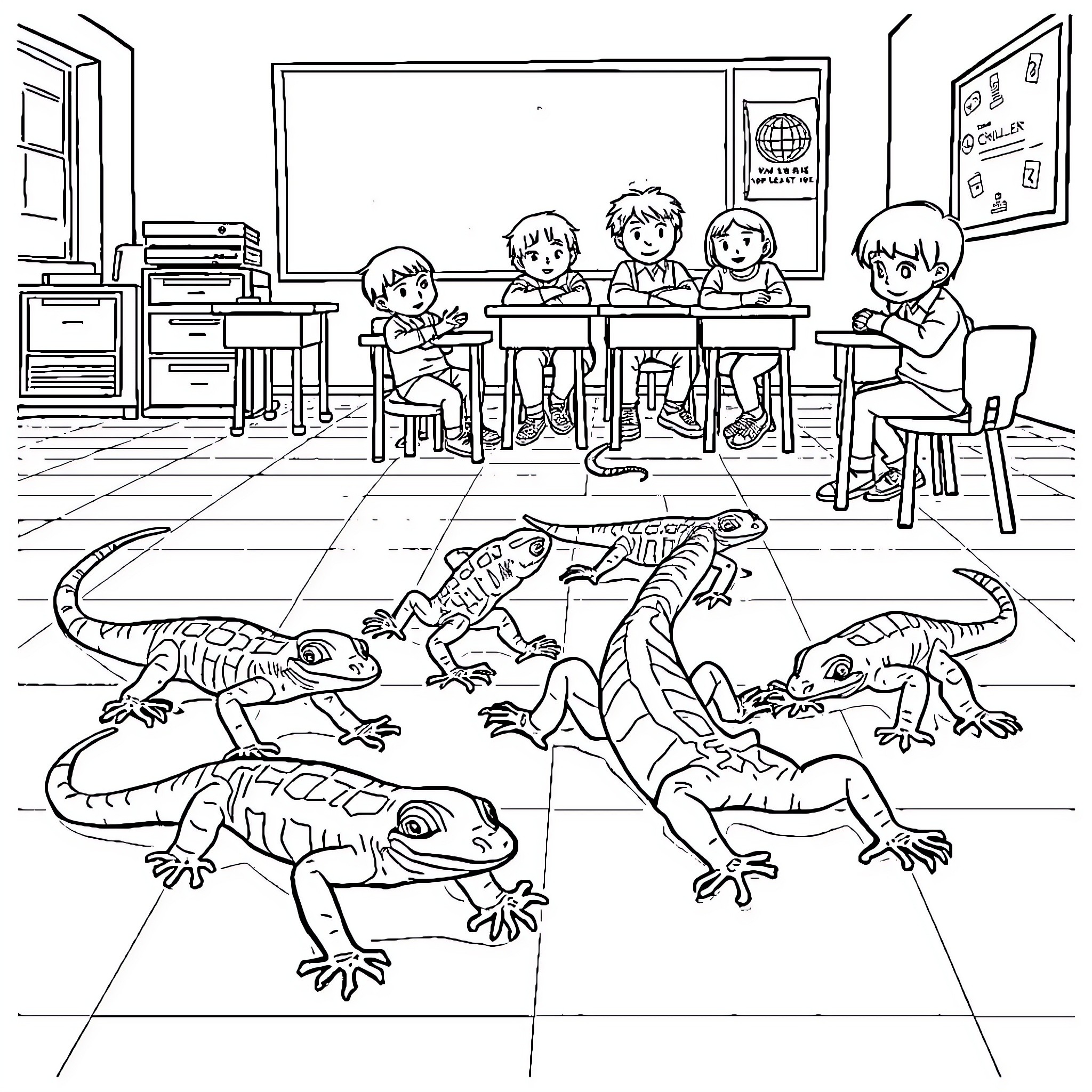 68 Best Lizard Coloring Pages (Free Printable PDFs)
