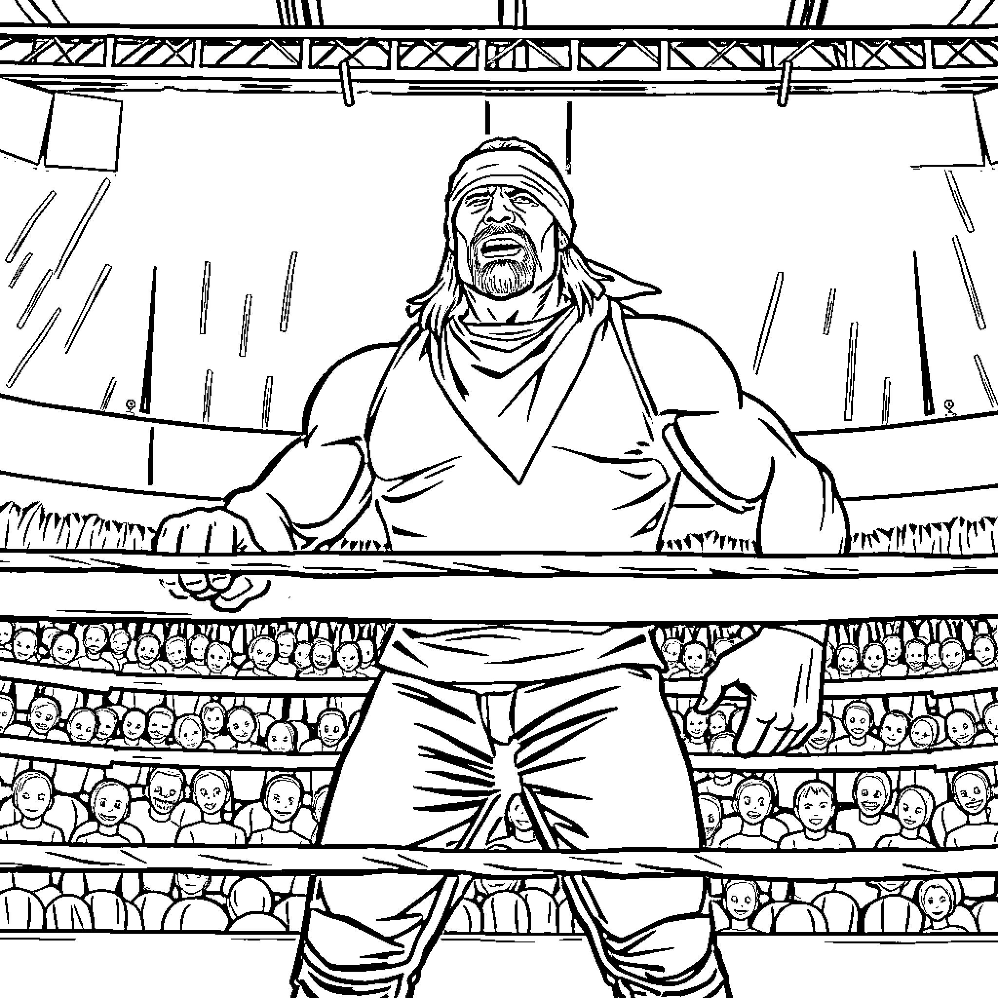 Best Hulk Hogan Coloring Pages (Free Printable PDF)