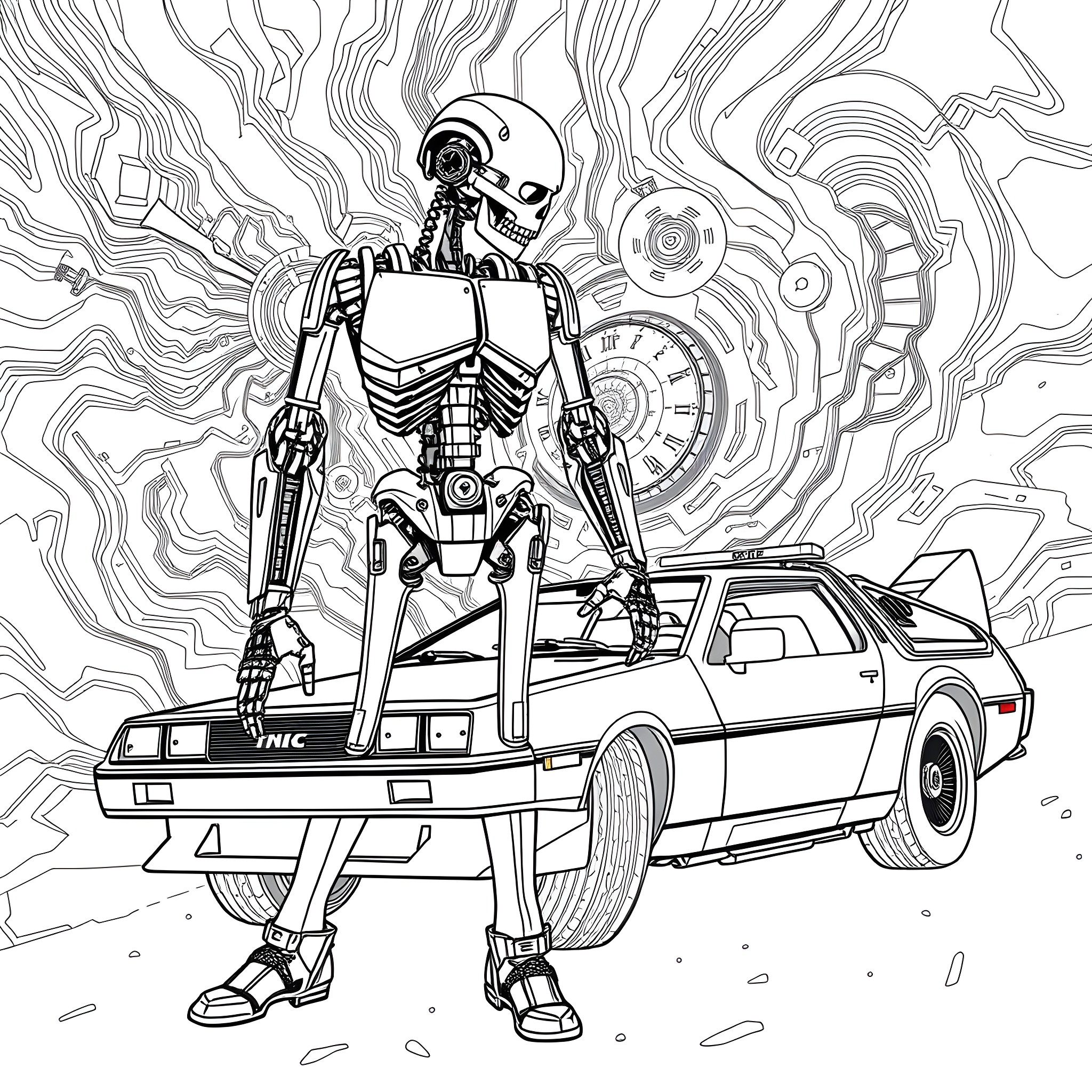 30 Best Terminator Coloring Pages (Free Printable PDFs)