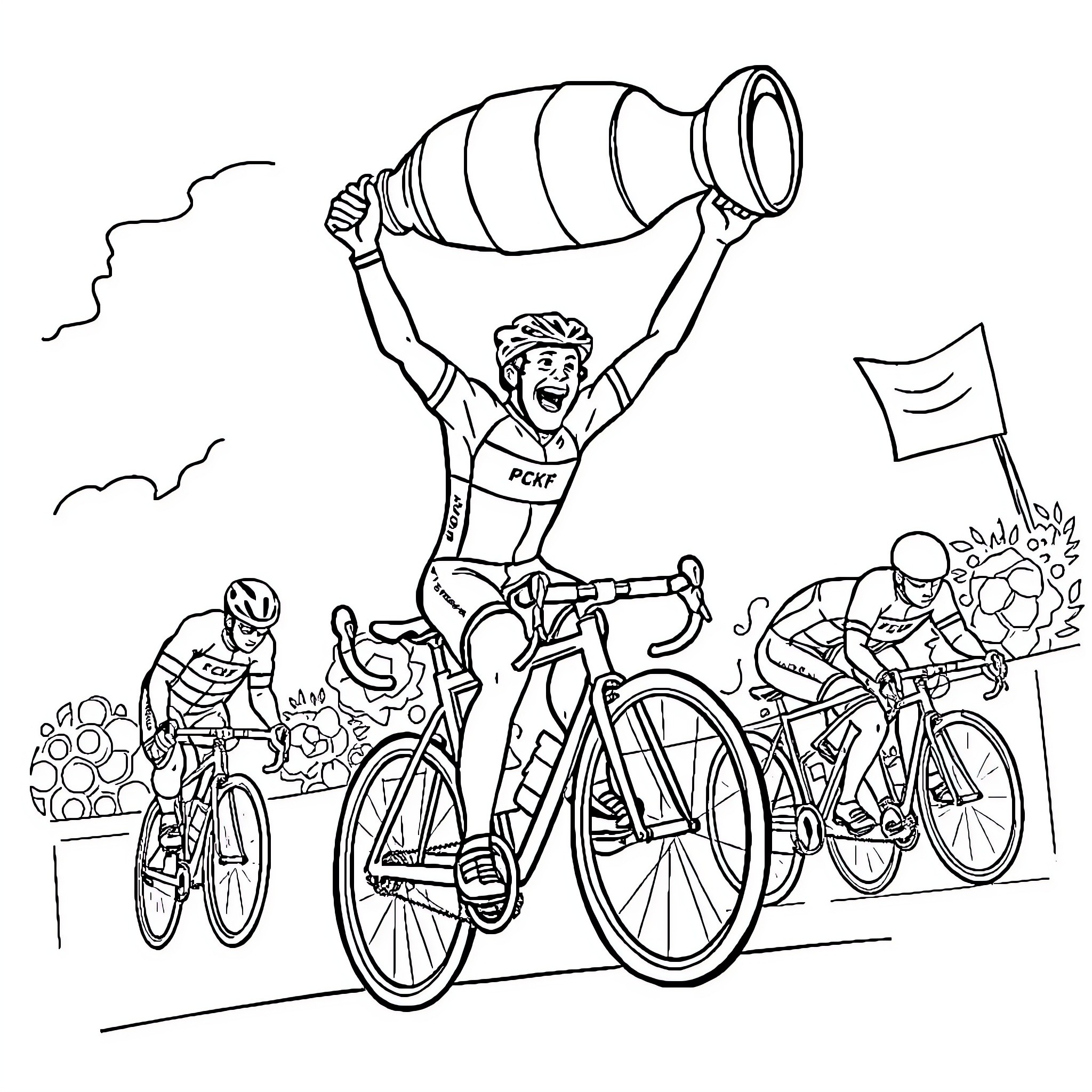 Best Bicycle Coloring Pages (Free Printable PDF)