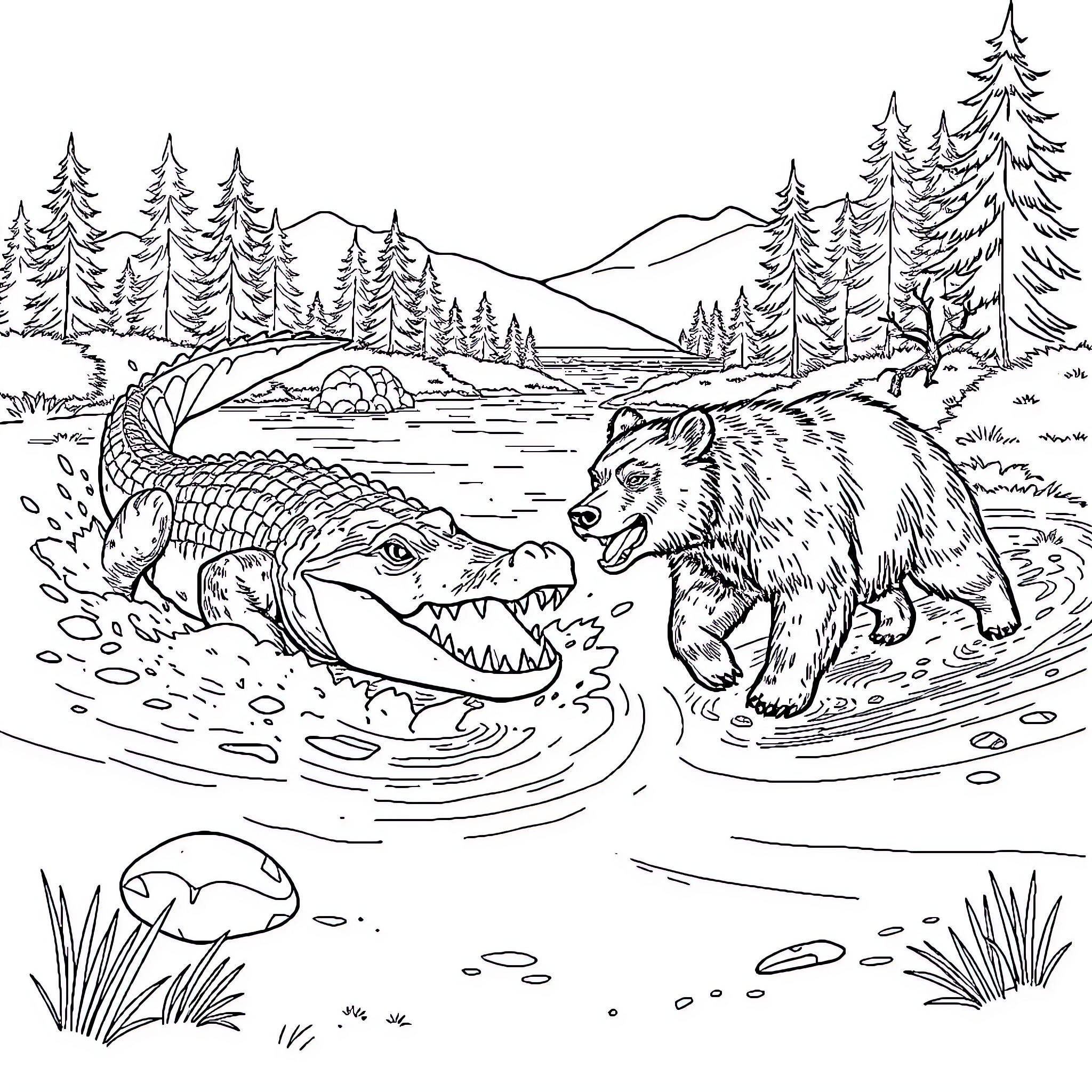 92 Best Crocodile Coloring Pages (Free Printable PDFs)