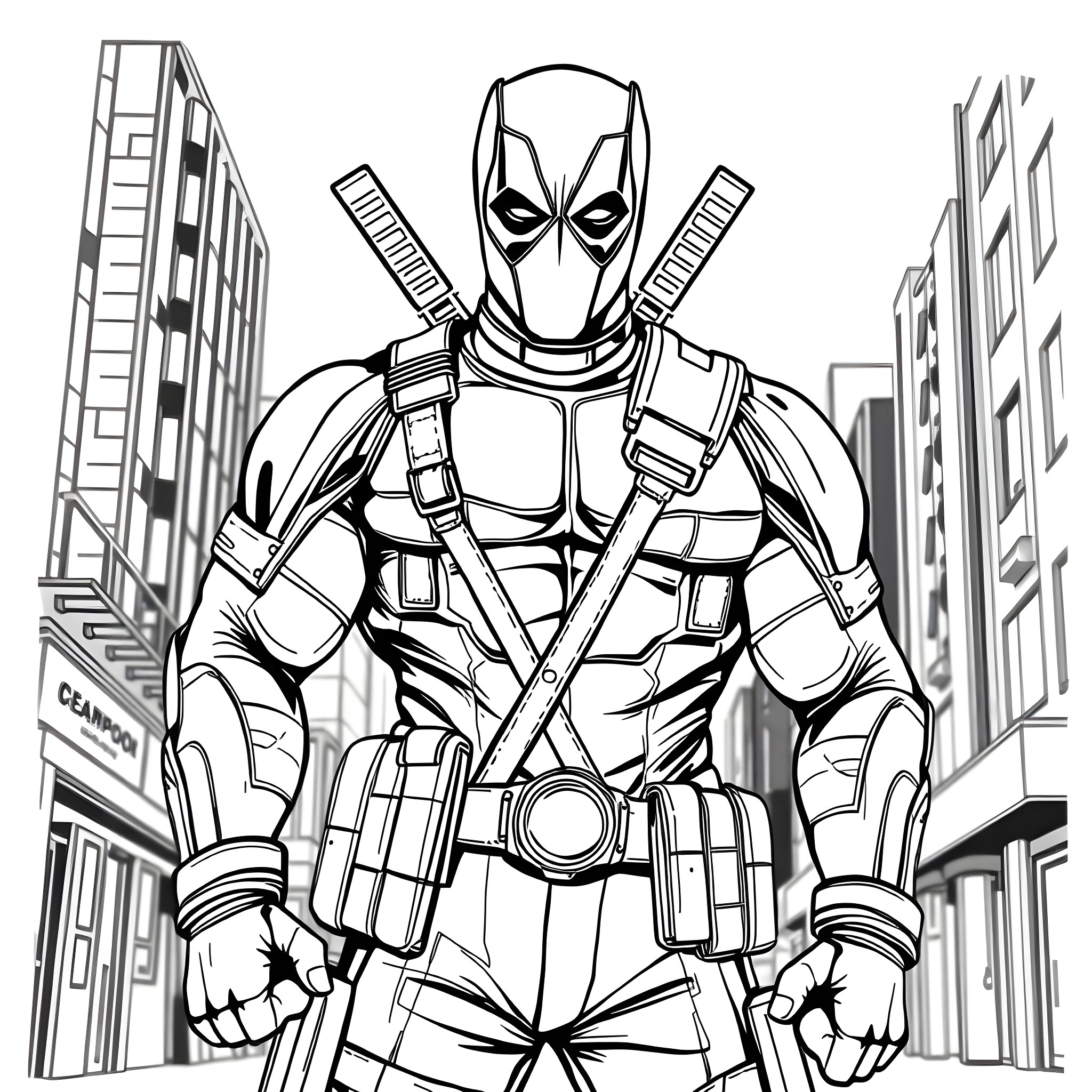 131 Best Man Coloring Pages (Free Printable PDFs)