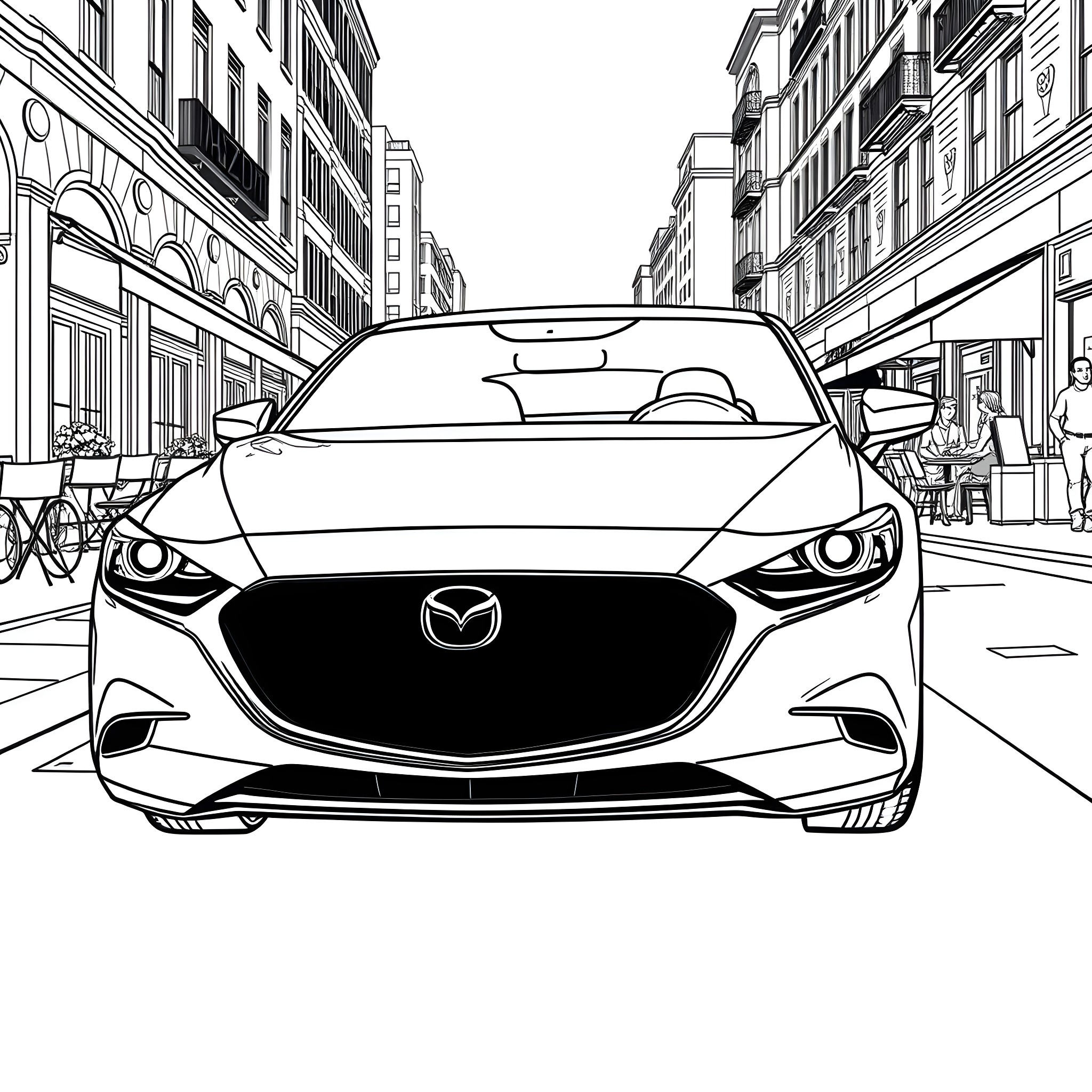 Best Mazda Coloring Pages (Free Printable PDF)