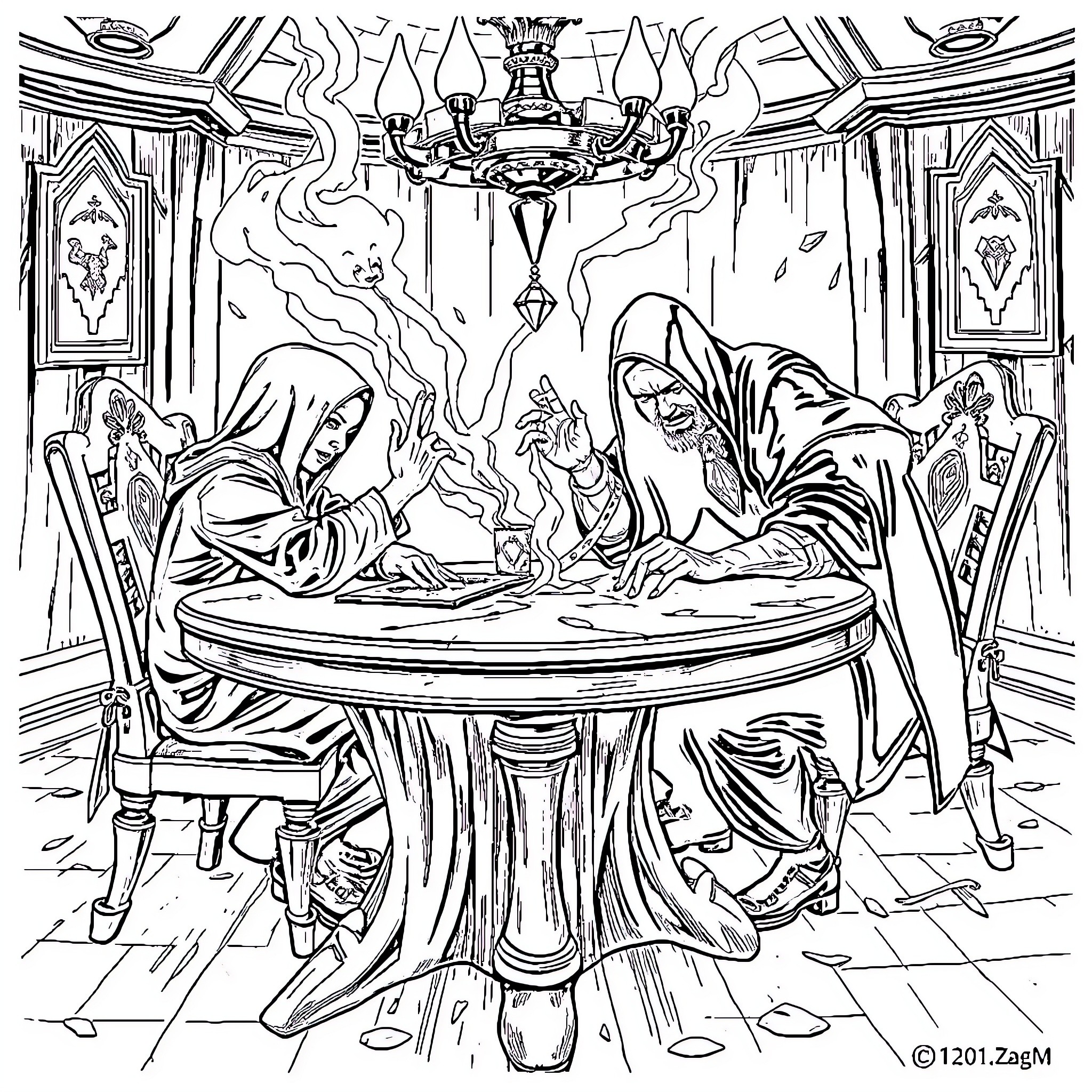 Best Magic The Gathering Coloring Pages (Free Printable PDF)