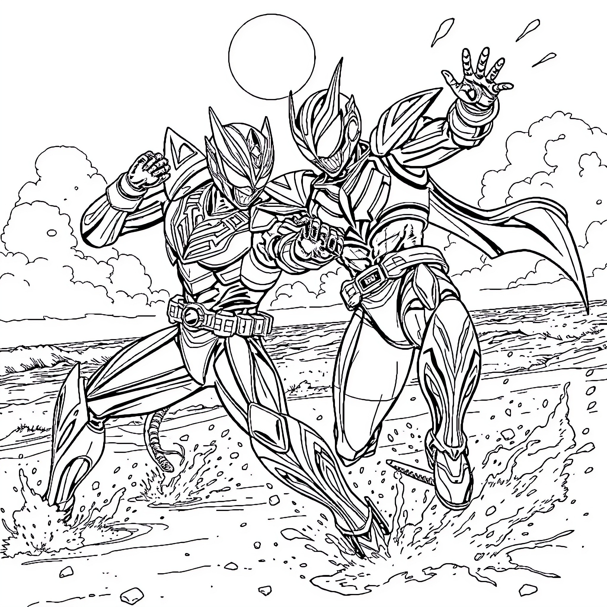 Best Kamen Rider Coloring Pages (Free Printable PDF)