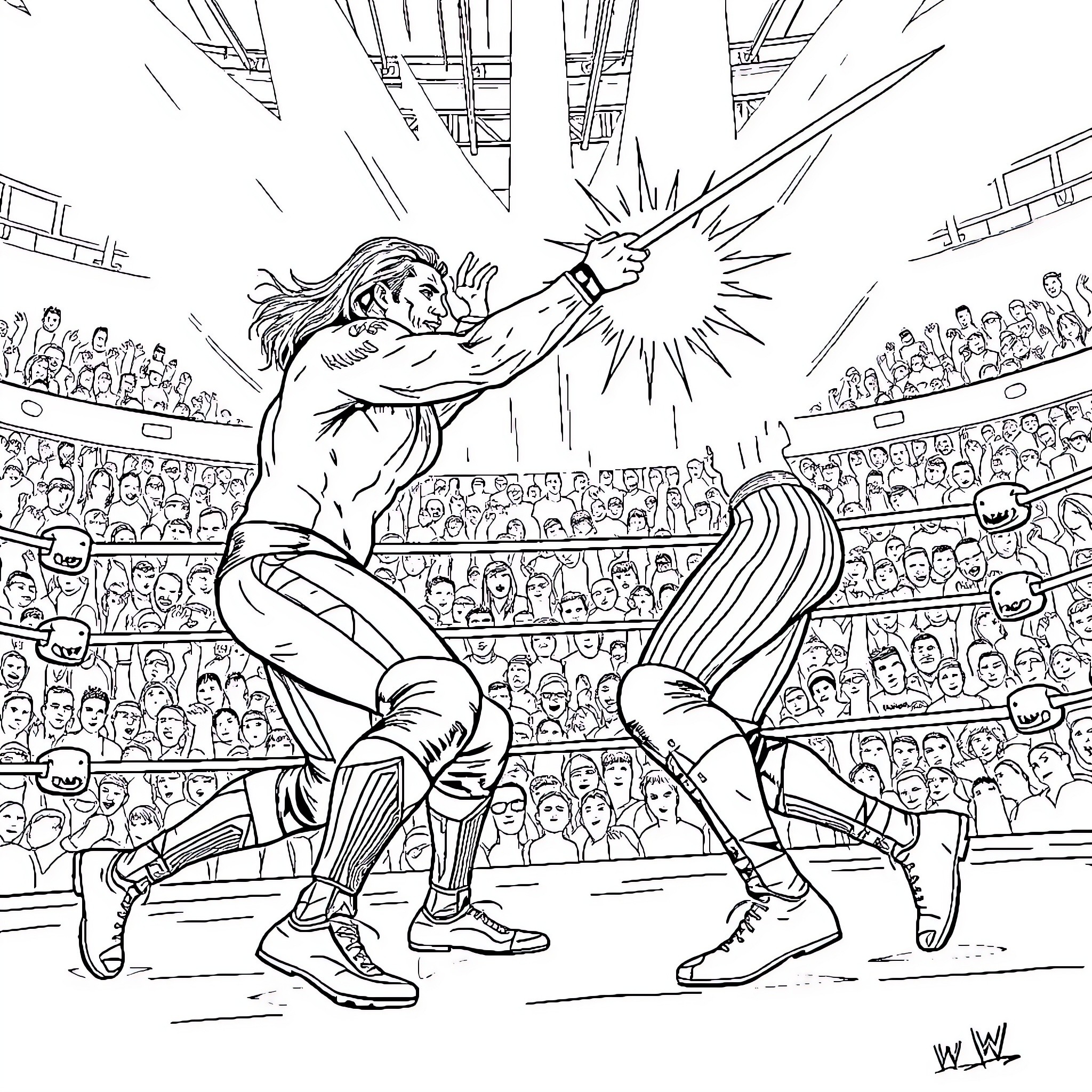 Best Jey Uso Coloring Pages (Free Printable PDF)