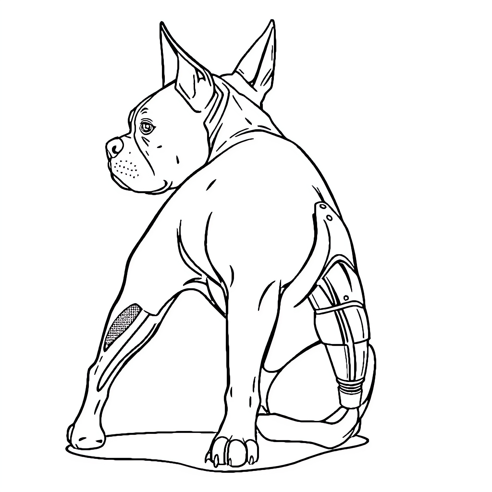 Best Staffy Coloring Pages (Free Printable PDF)