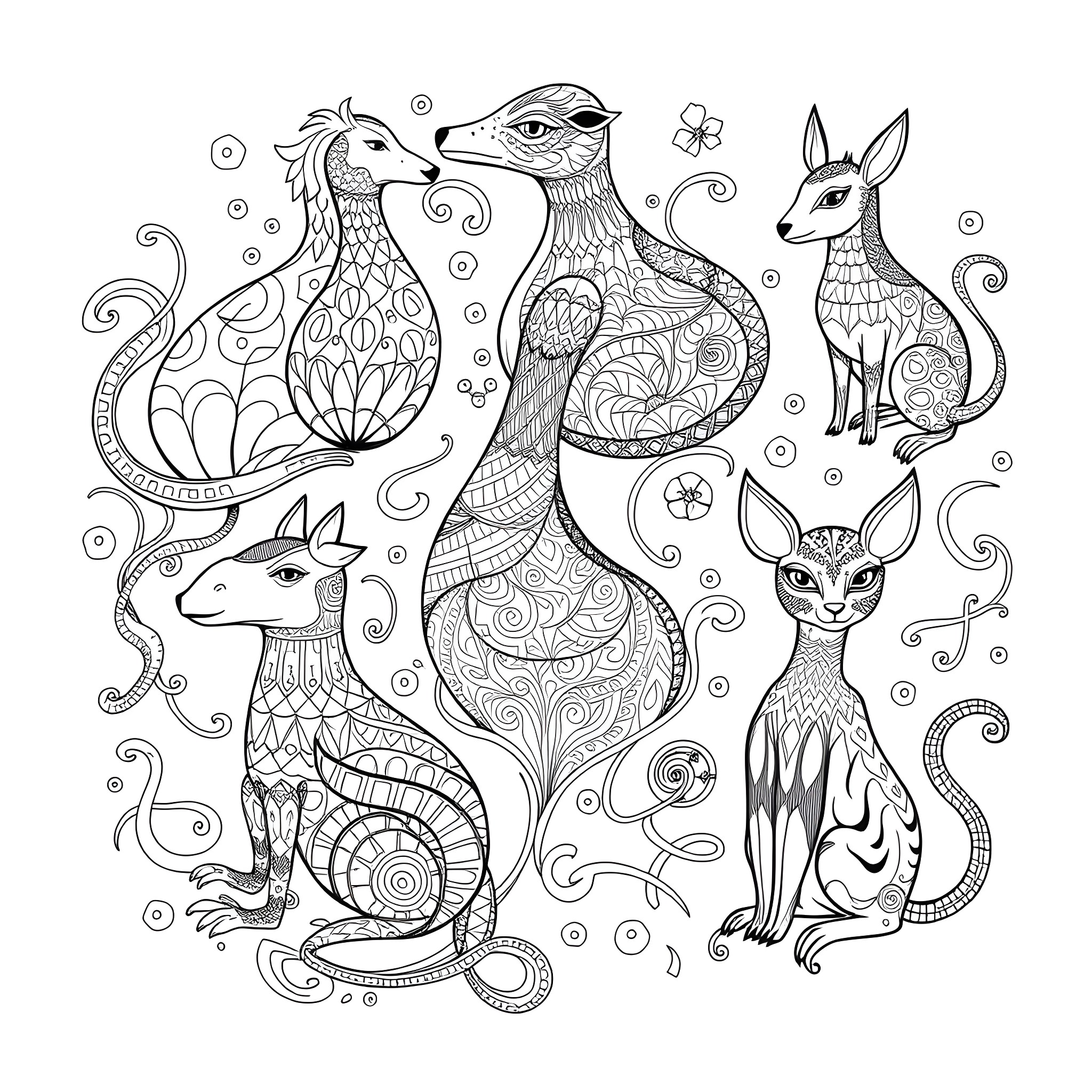 134 Best Animal Coloring Pages (Free Printable PDFs)
