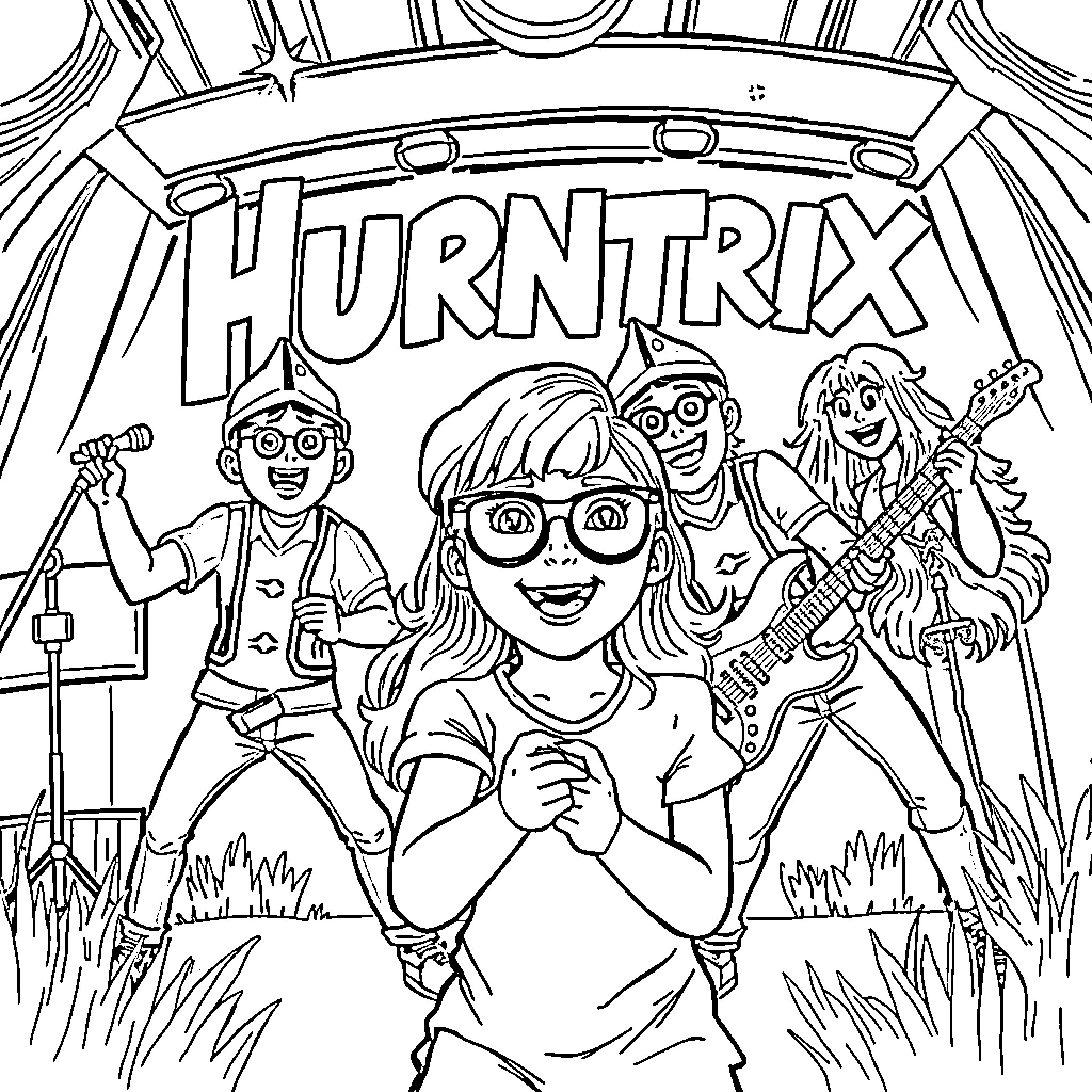 Best Huntrix Coloring Pages (Free Printable PDF)
