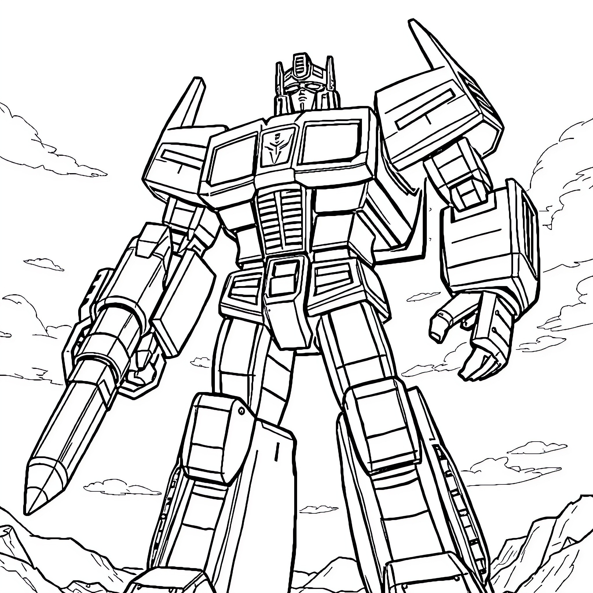 Best Sentinel Prime Coloring Pages (Free Printable PDF)