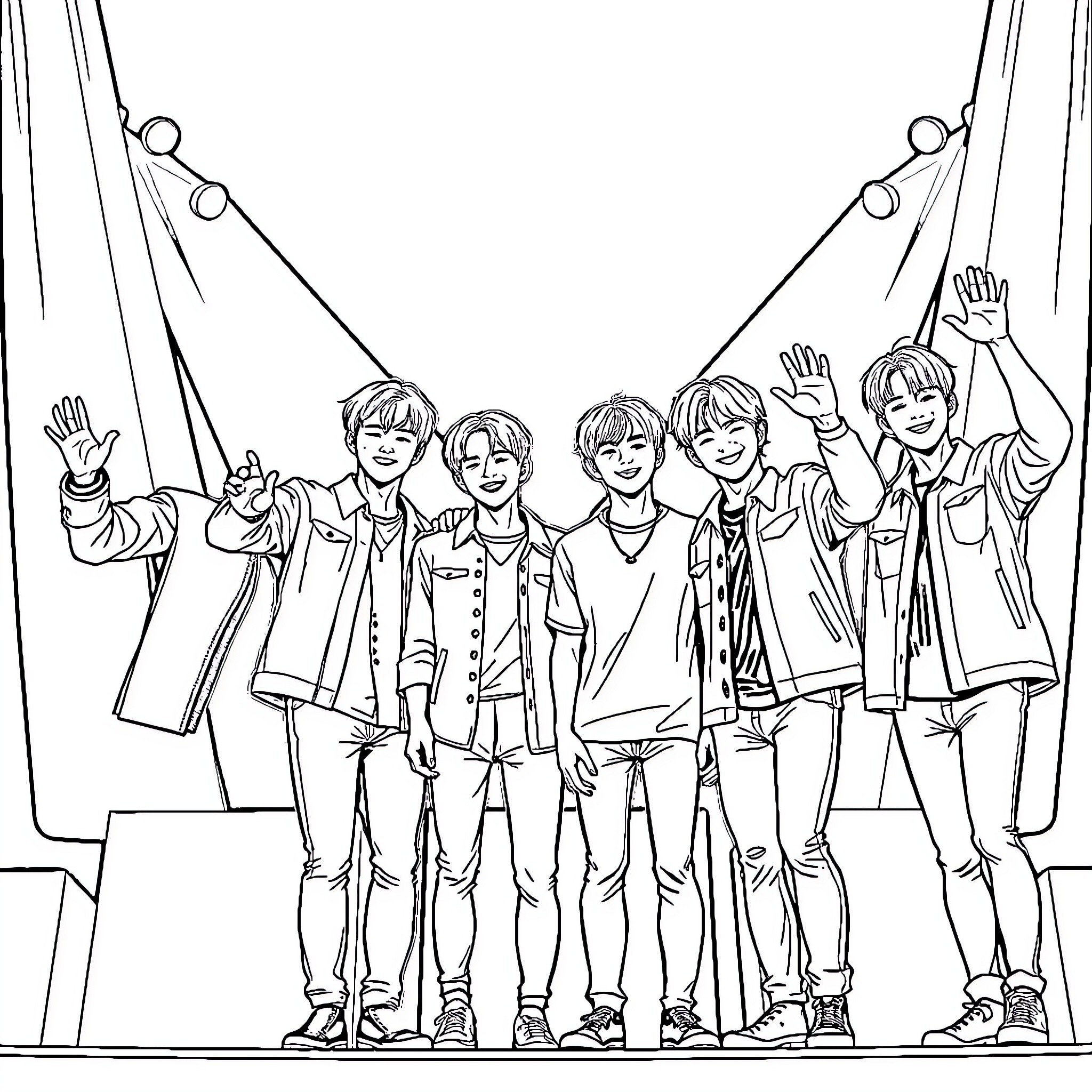 56 Best BTS Coloring Pages (Free Printable PDFs)