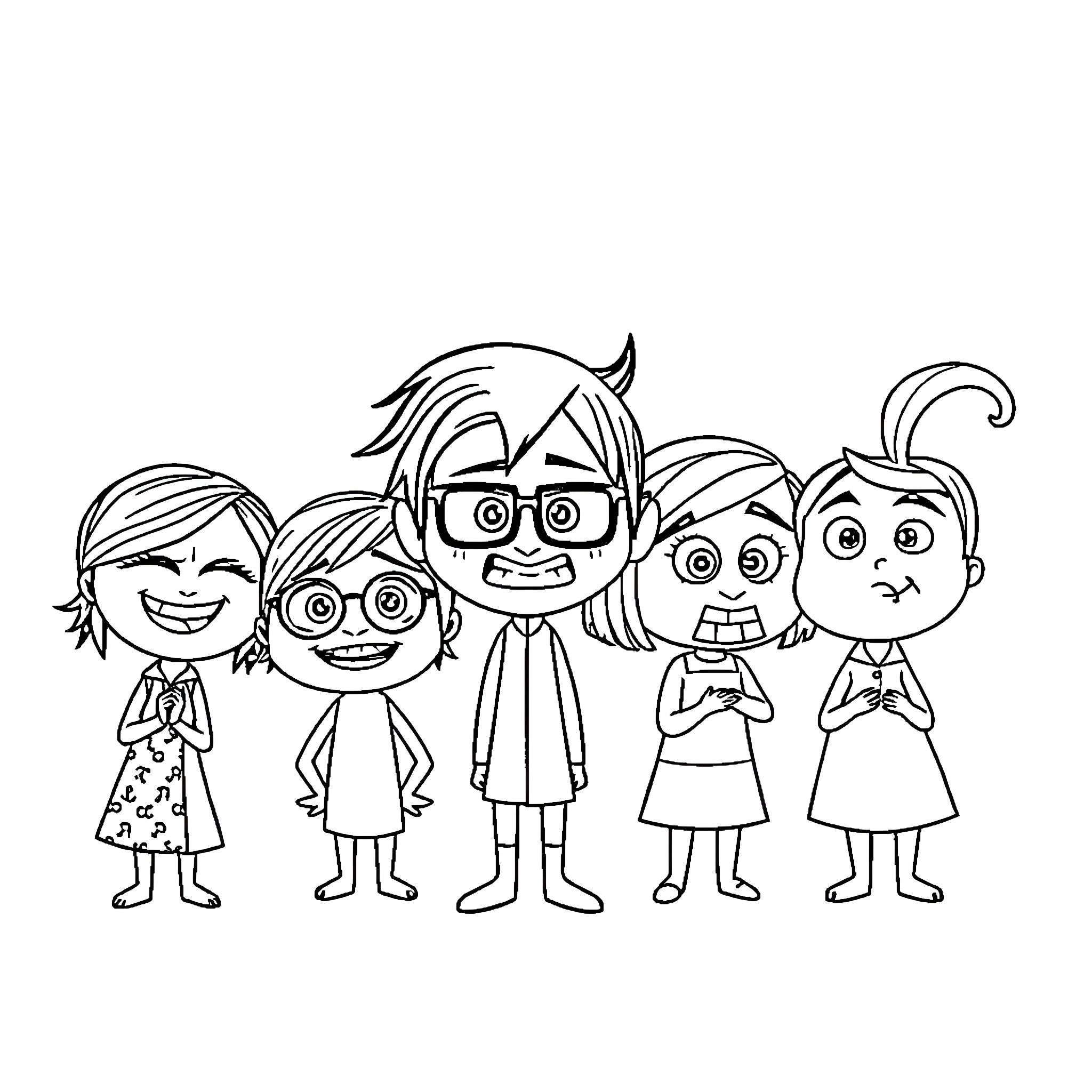 Best Inside Out Coloring Pages (Free Printable PDF)