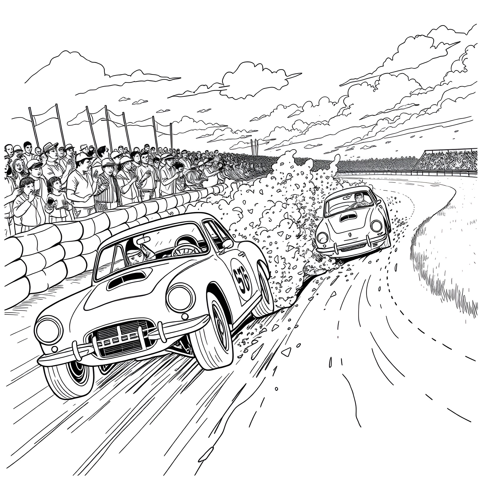 2 Best Banger Racing Coloring Pages (Free Printable PDFs)