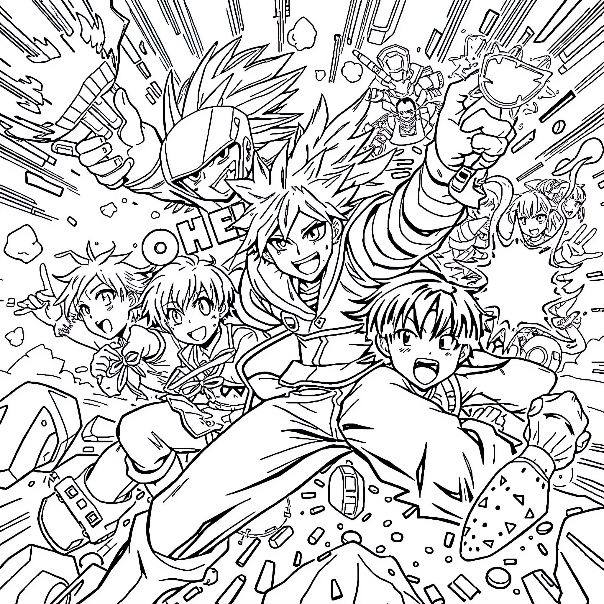 134 Best Anime Coloring Pages (Free Printable PDFs)