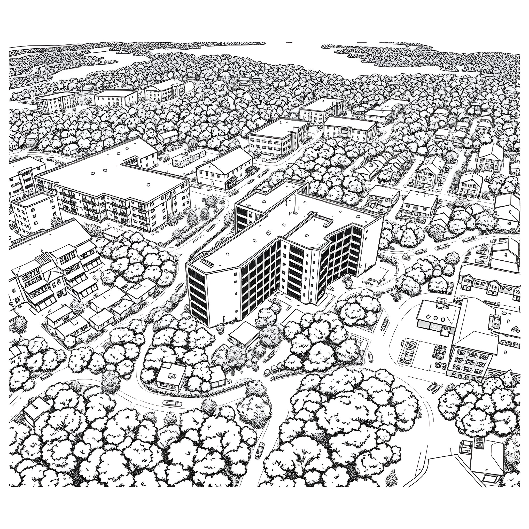 Best Apartment Coloring Pages (Free Printable PDF)