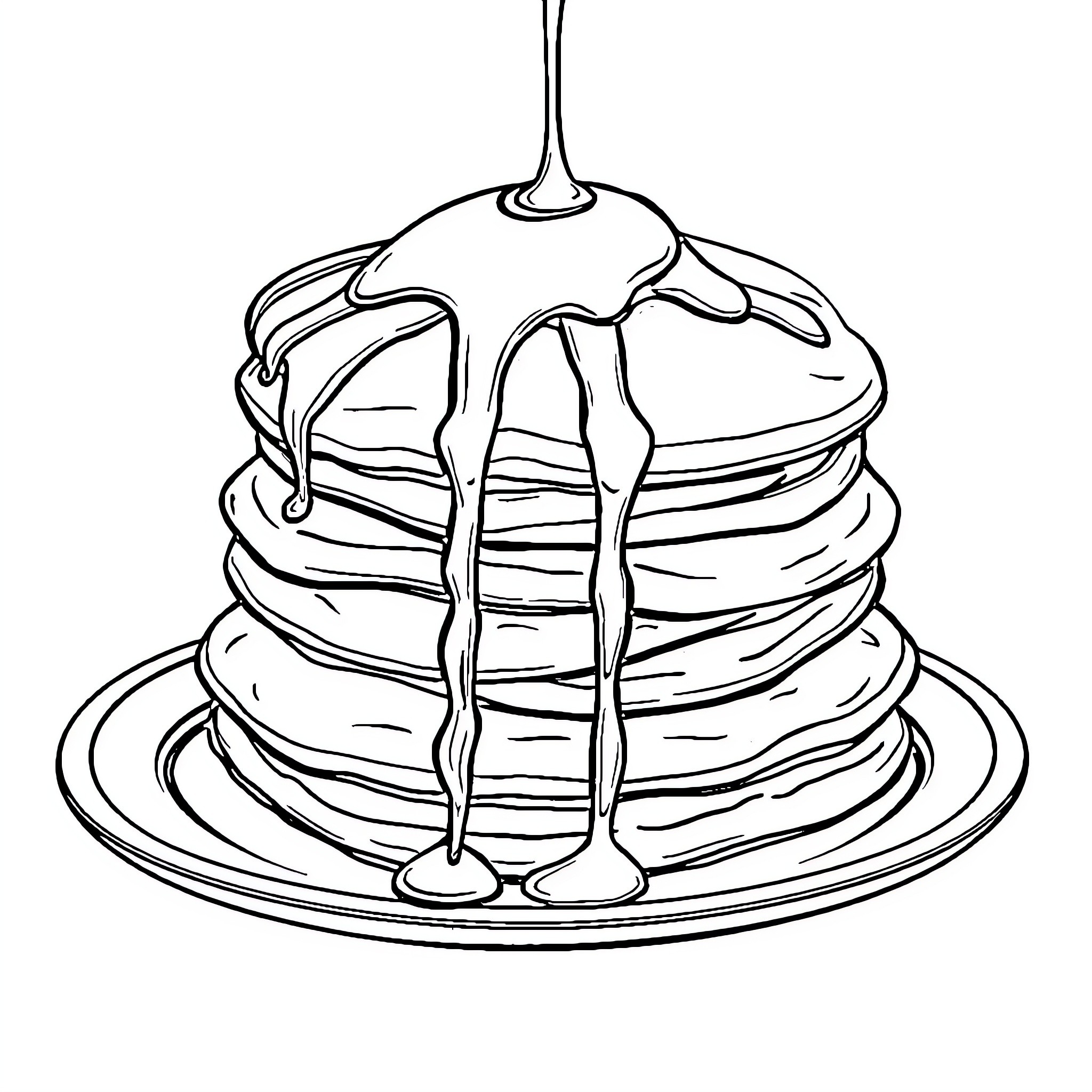 Best Pancake Coloring Pages (Free Printable PDF)