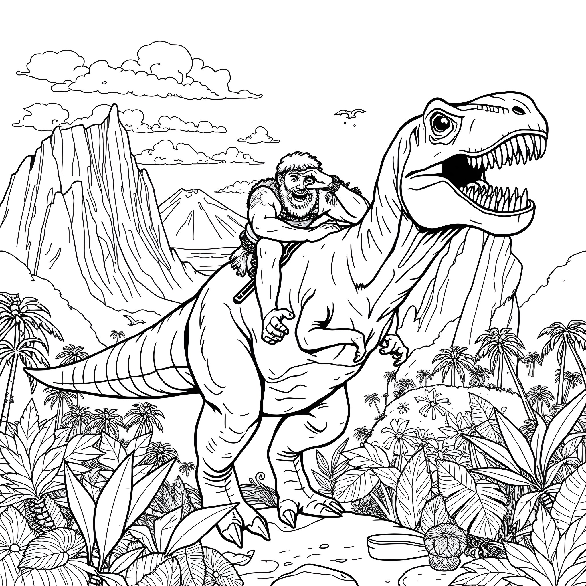 9 Best Caveman Coloring Pages (Free Printable PDFs)