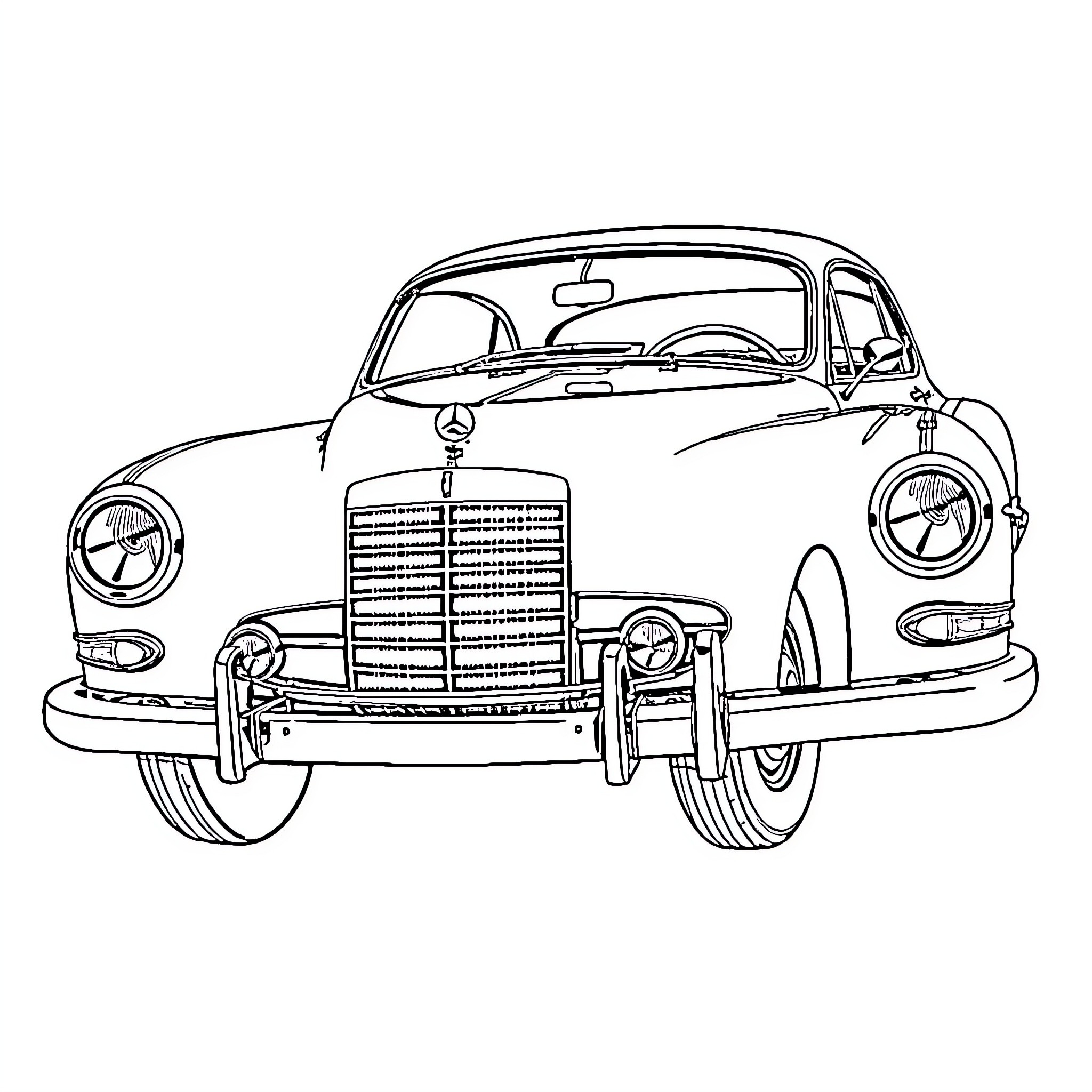 Best Mercedes Coloring Pages (Free Printable PDF)
