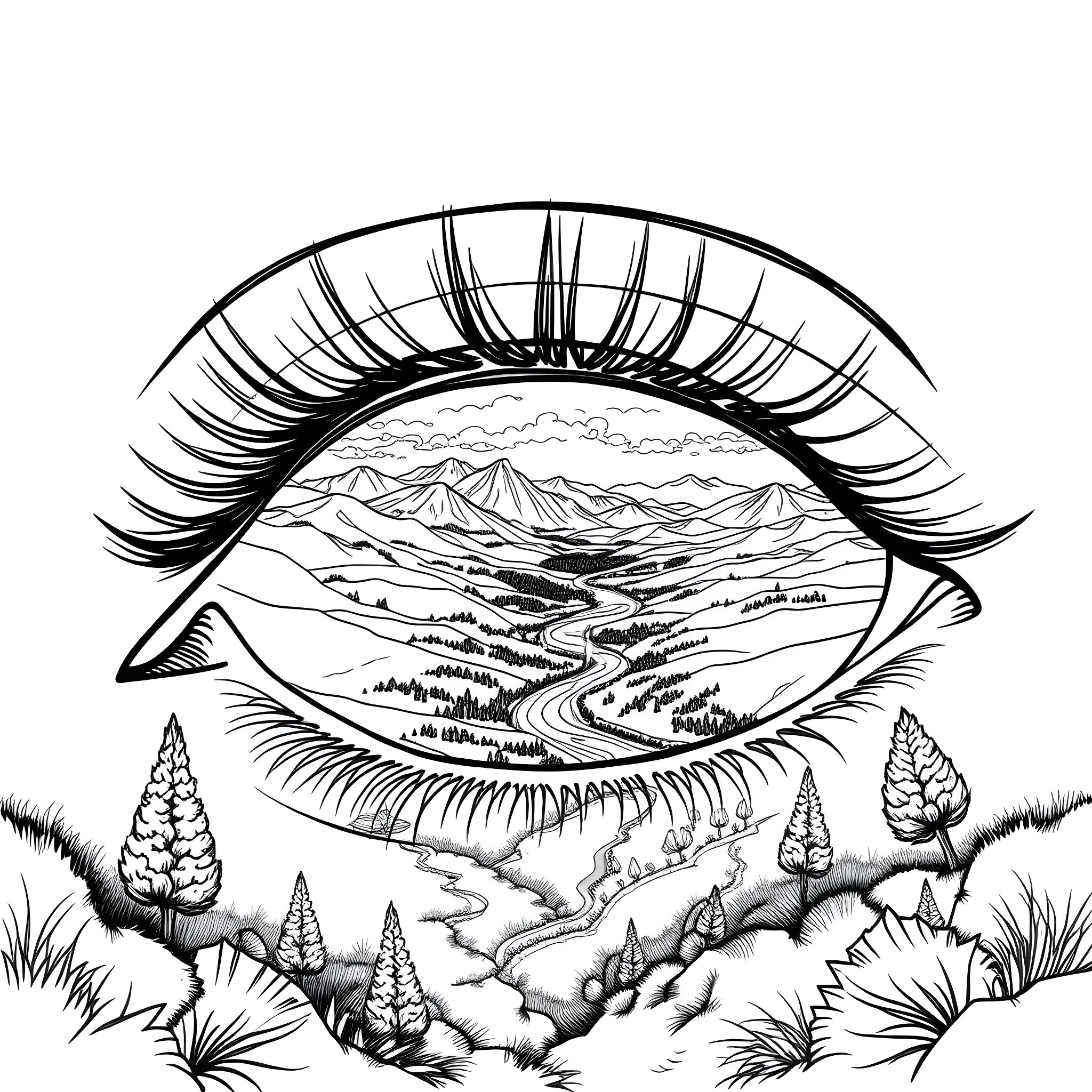 Best Eye Coloring Pages (Free Printable PDF)