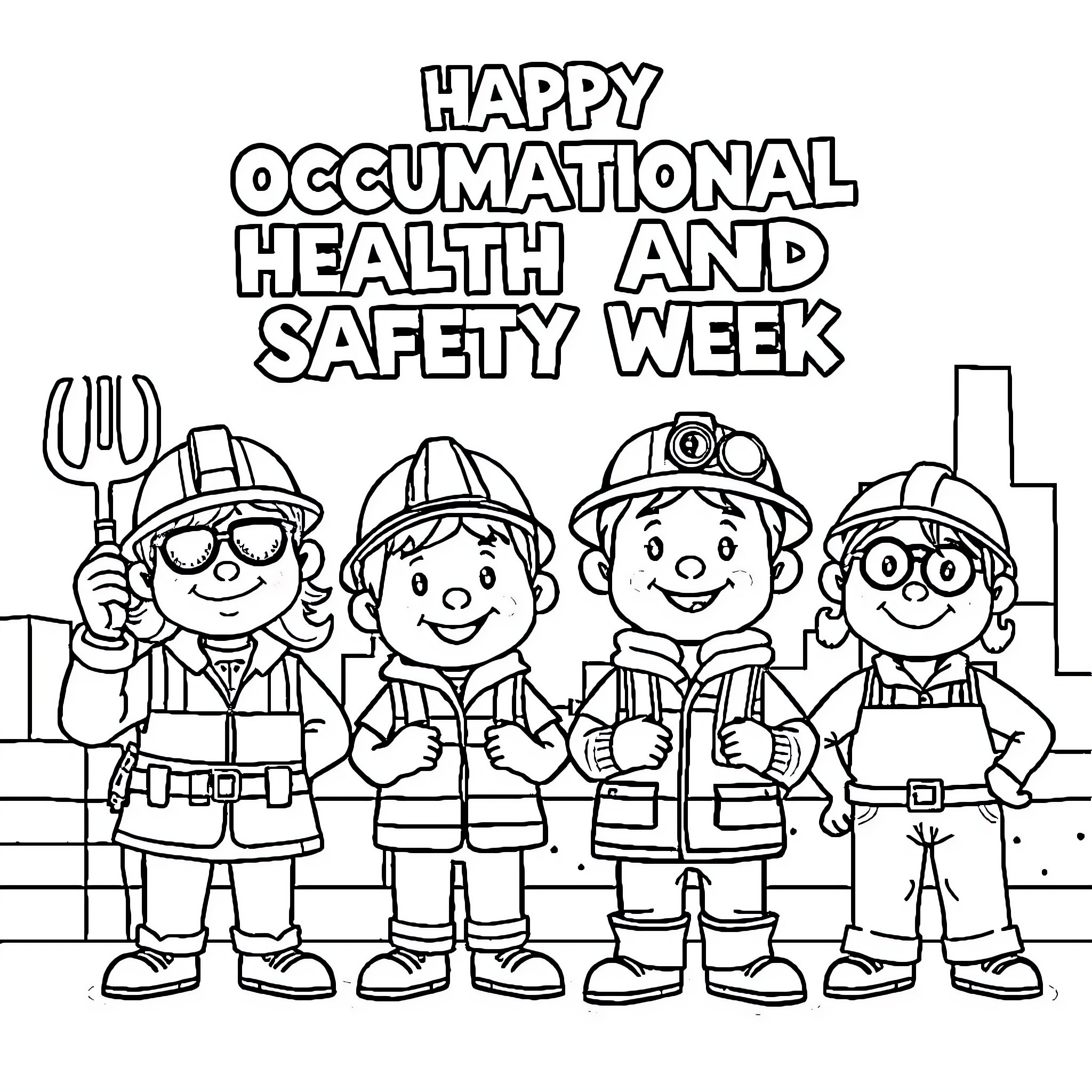 Best Occupational Health and Safety Coloring Pages (Free Printable PDF)
