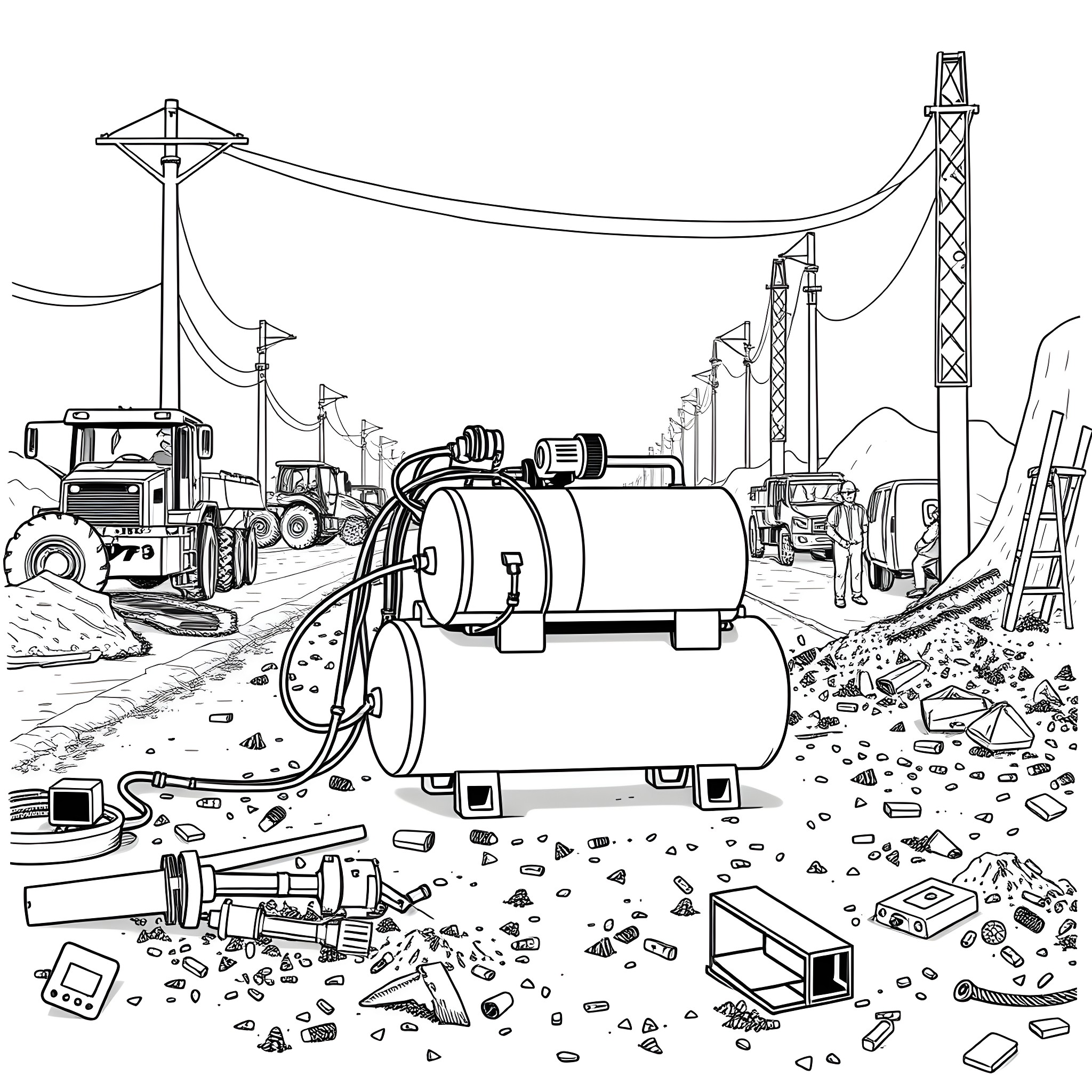 Best Utility Vehicle Coloring Pages (Free Printable PDF)