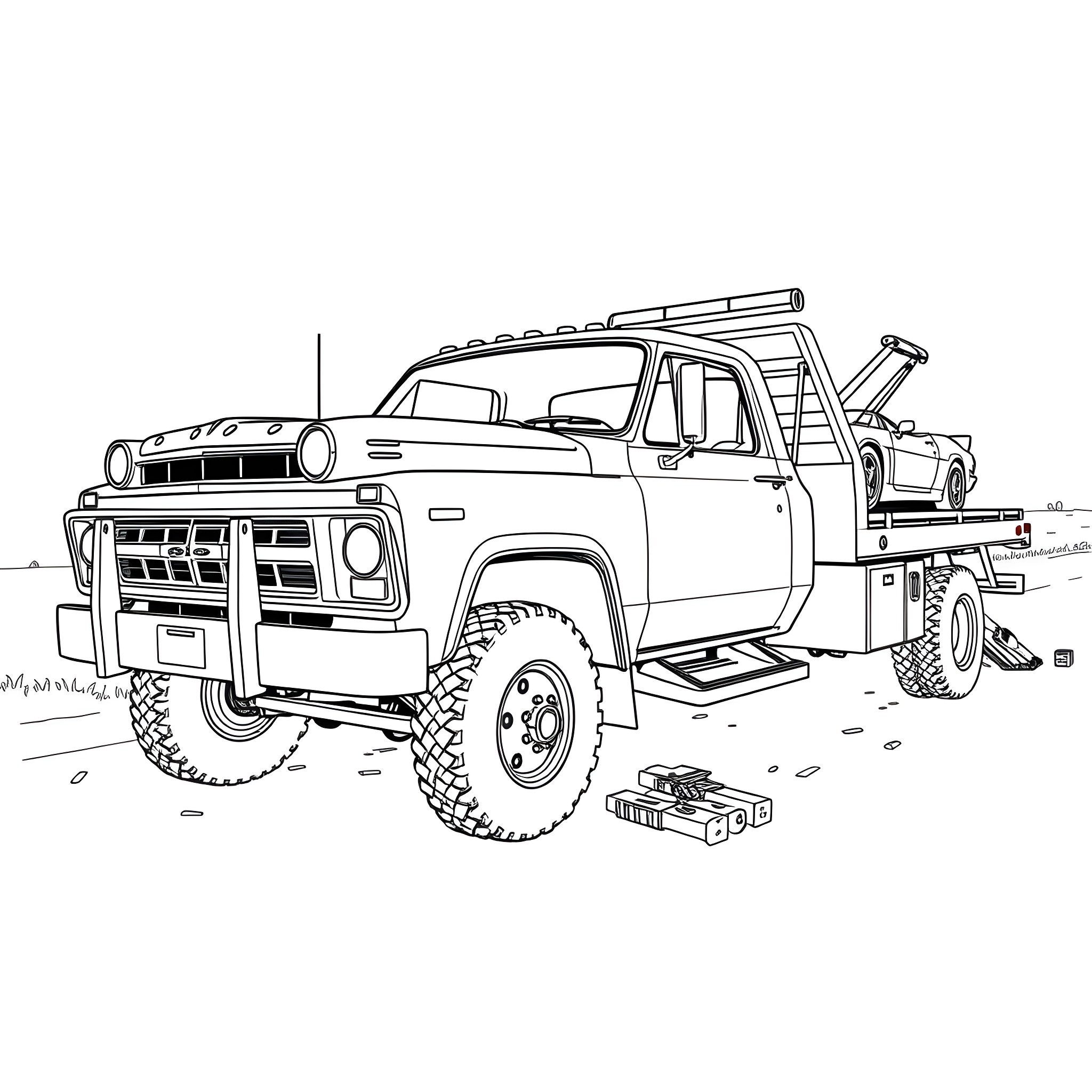 Best Rollback Wrecker Coloring Pages (Free Printable PDF)