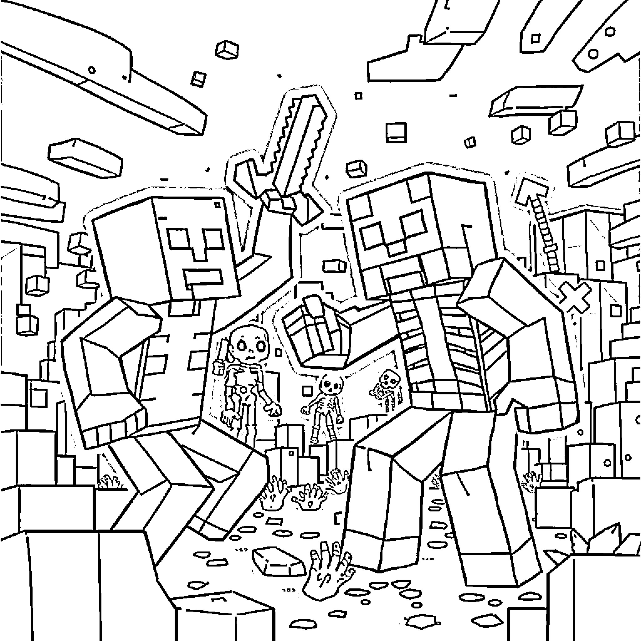 Best Minecraft Mob Coloring Pages (Free Printable PDF)