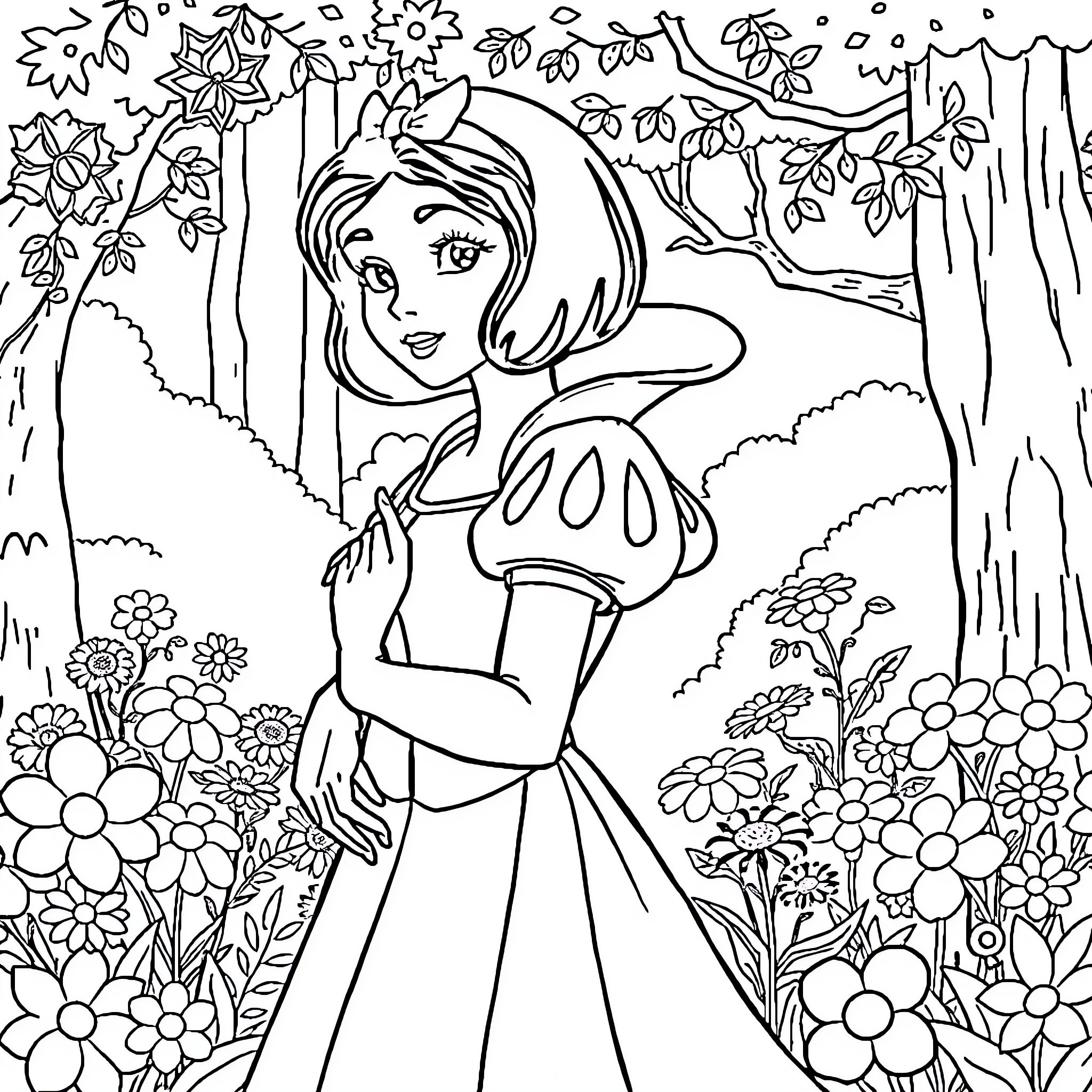 Best Snow White Coloring Pages (Free Printable PDF)