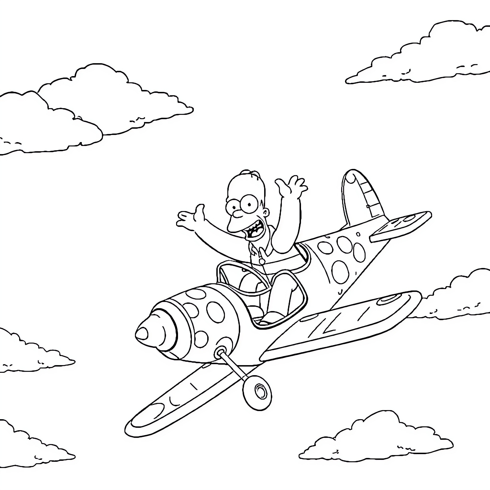 112 Best Homer Simpson Coloring Pages (Free Printable PDFs)