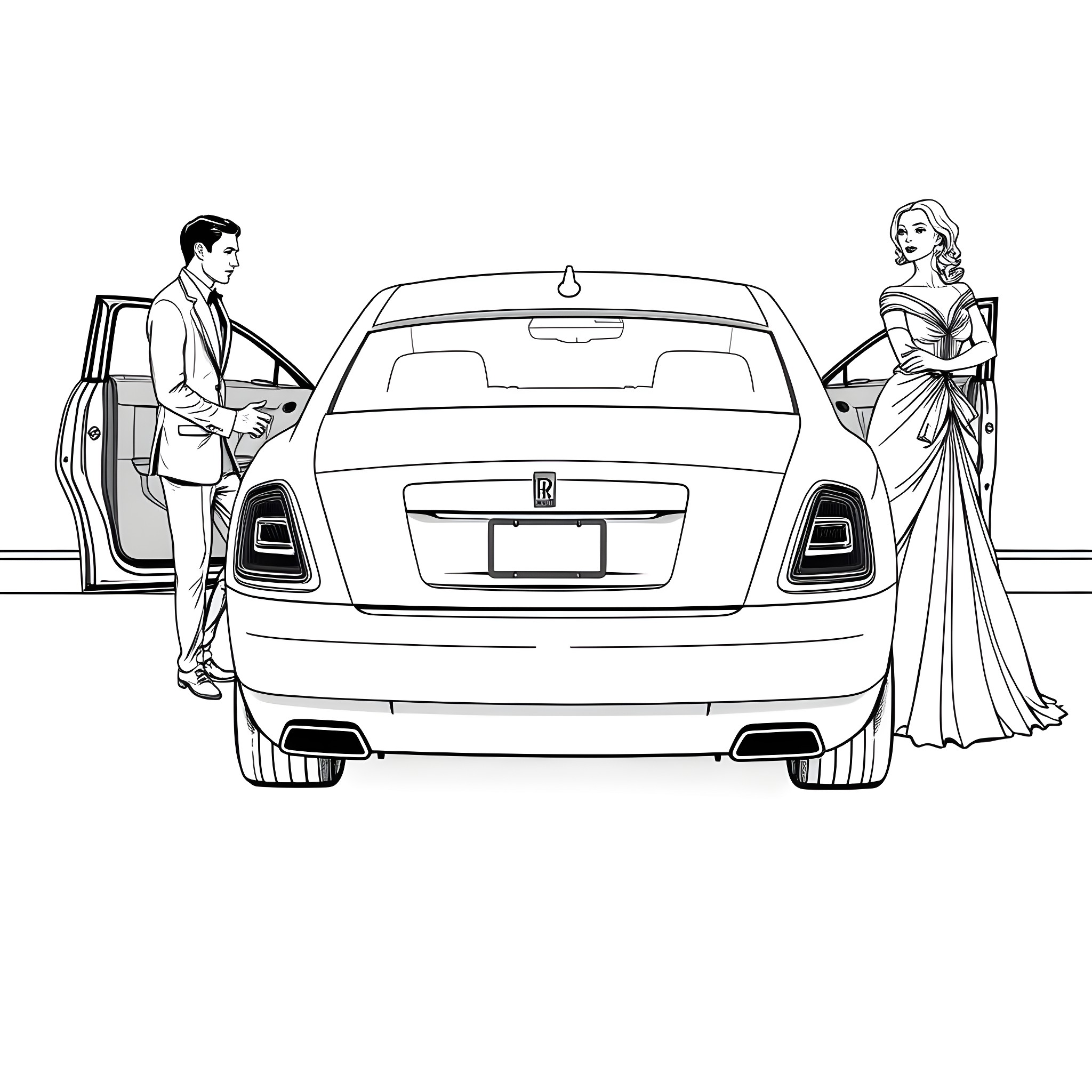 Best Rolls Royce Coloring Pages (Free Printable PDF)