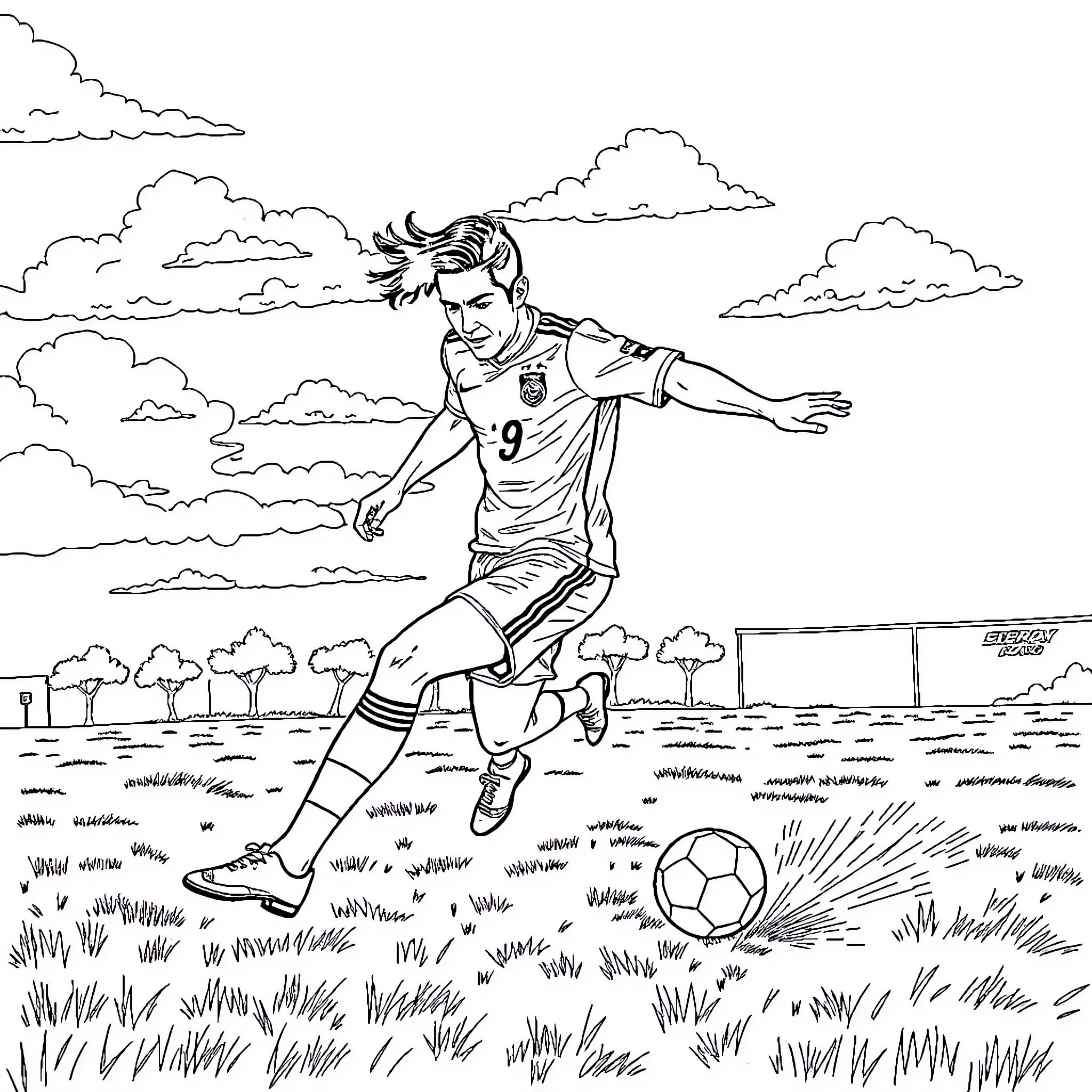 Best Ronaldinho Coloring Pages (Free Printable PDF)