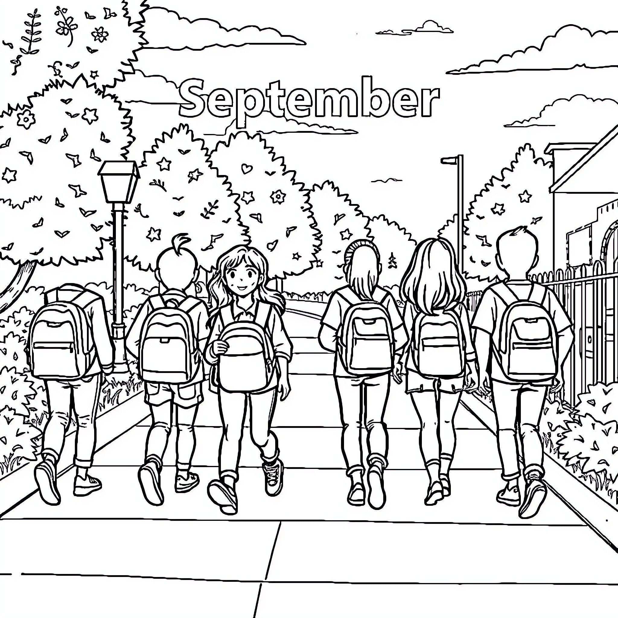 Best School Coloring Pages (Free Printable PDF)